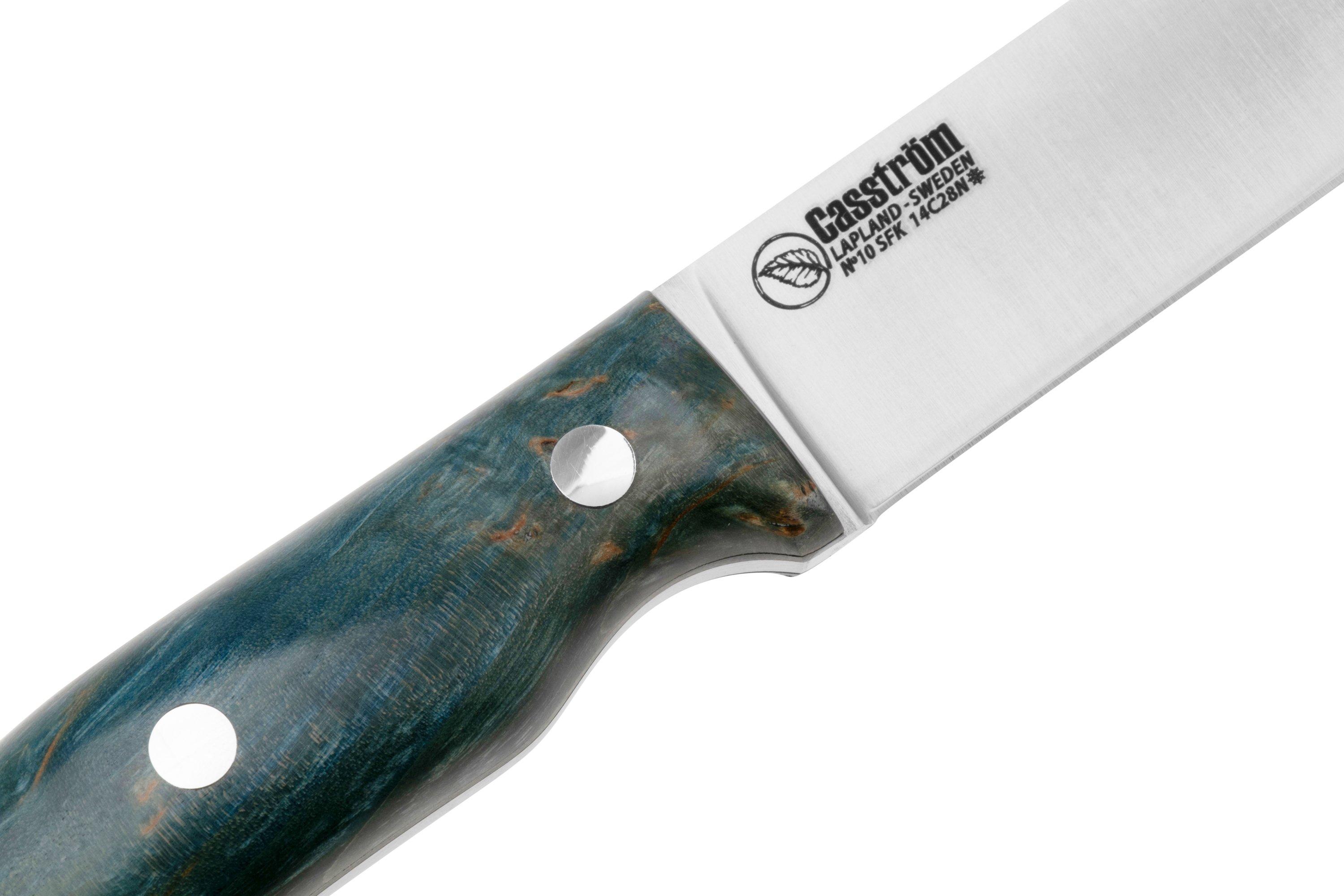 Casström No. 10 Swedish Forest Knife Flat 14119, 14C28N Stabilised ...