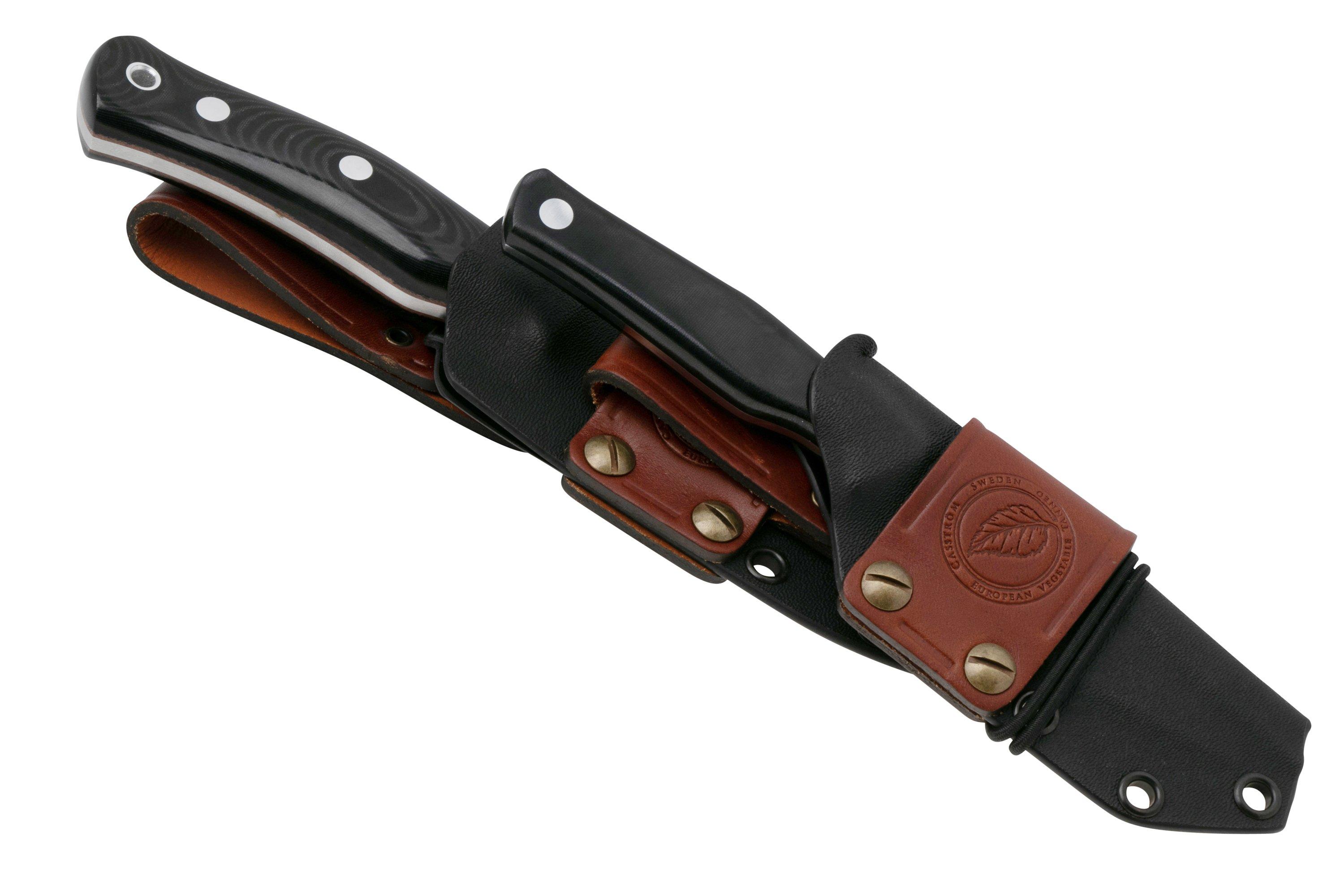 Casström Swedish Hunters Combo 14320 Black Micarta, hunting knives ...
