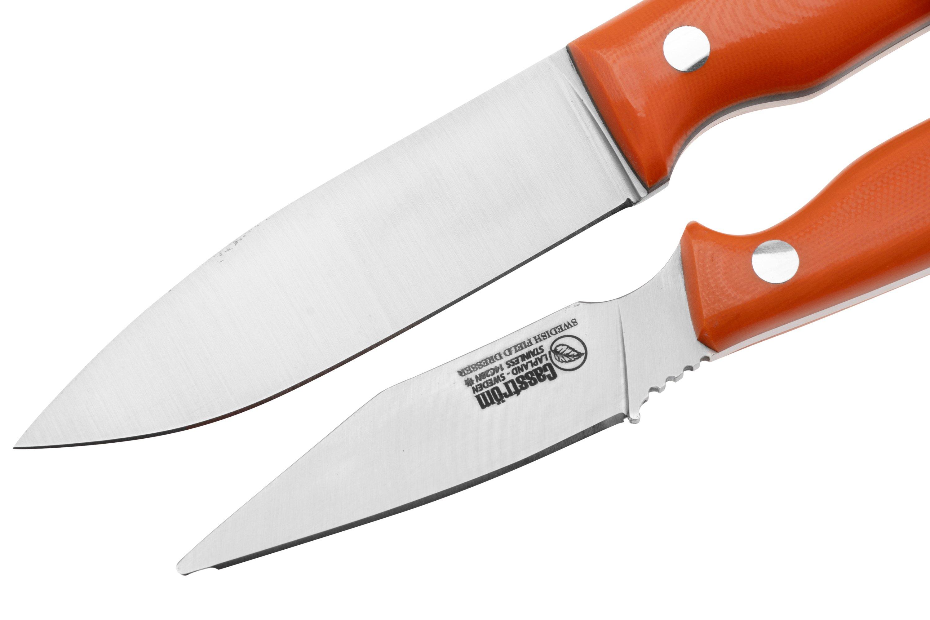 Casström Swedish Hunters Combo 14330 Orange G10, hunting knives ...