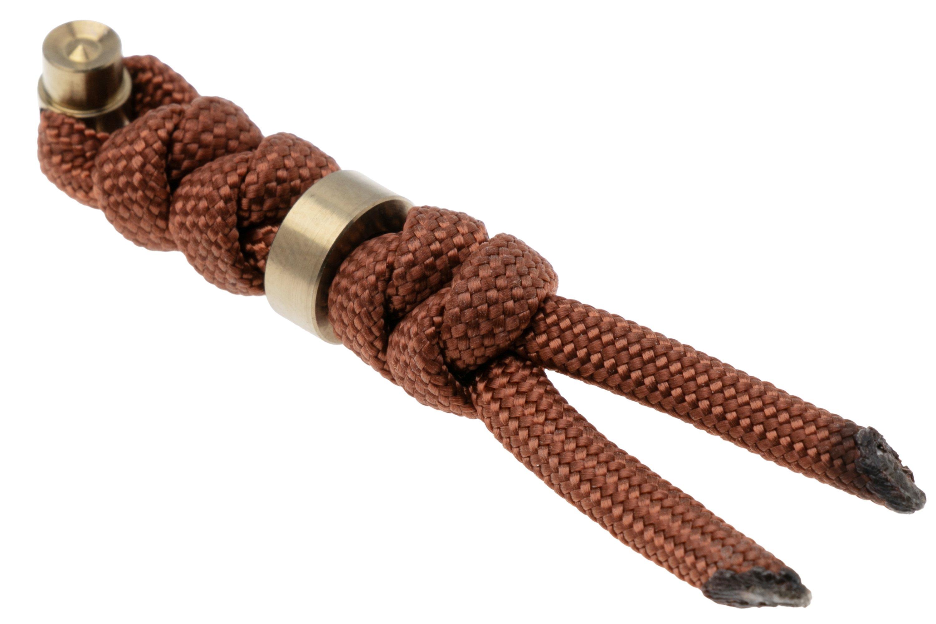 Chris Reeve Large Sebenza/Umnumzaan Lanyard with bead rust/gold COM-7132 | Advantageously ...