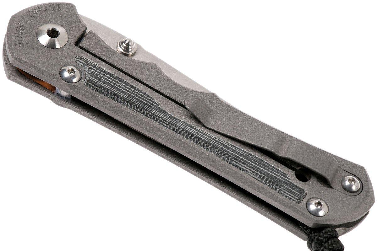 Chris Reeve Large Inkosi Insingo Black Micarta Inlay LIN-1028 navalha ...