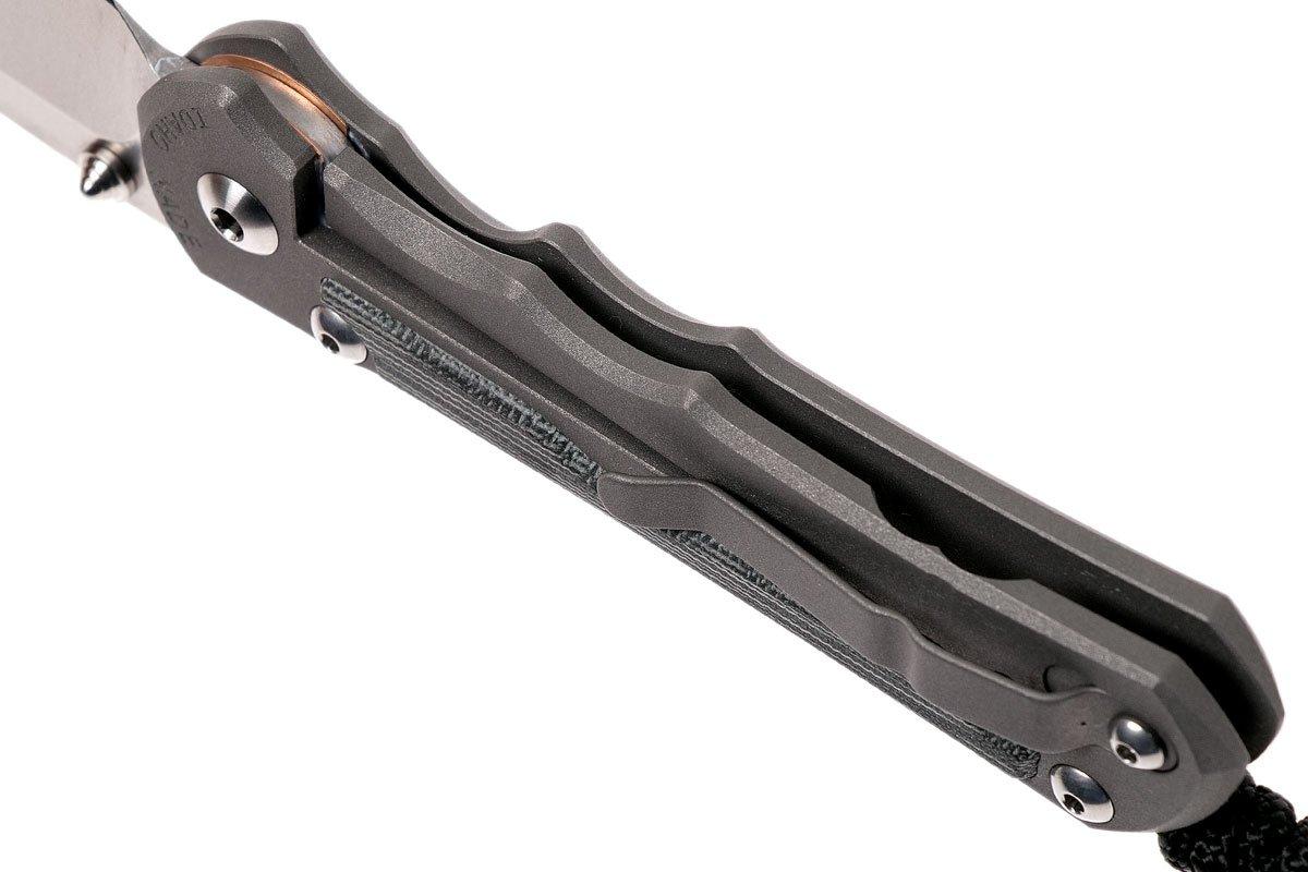 Chris Reeve Large Inkosi Insingo Black Micarta Inlay LIN-1028 navalha ...