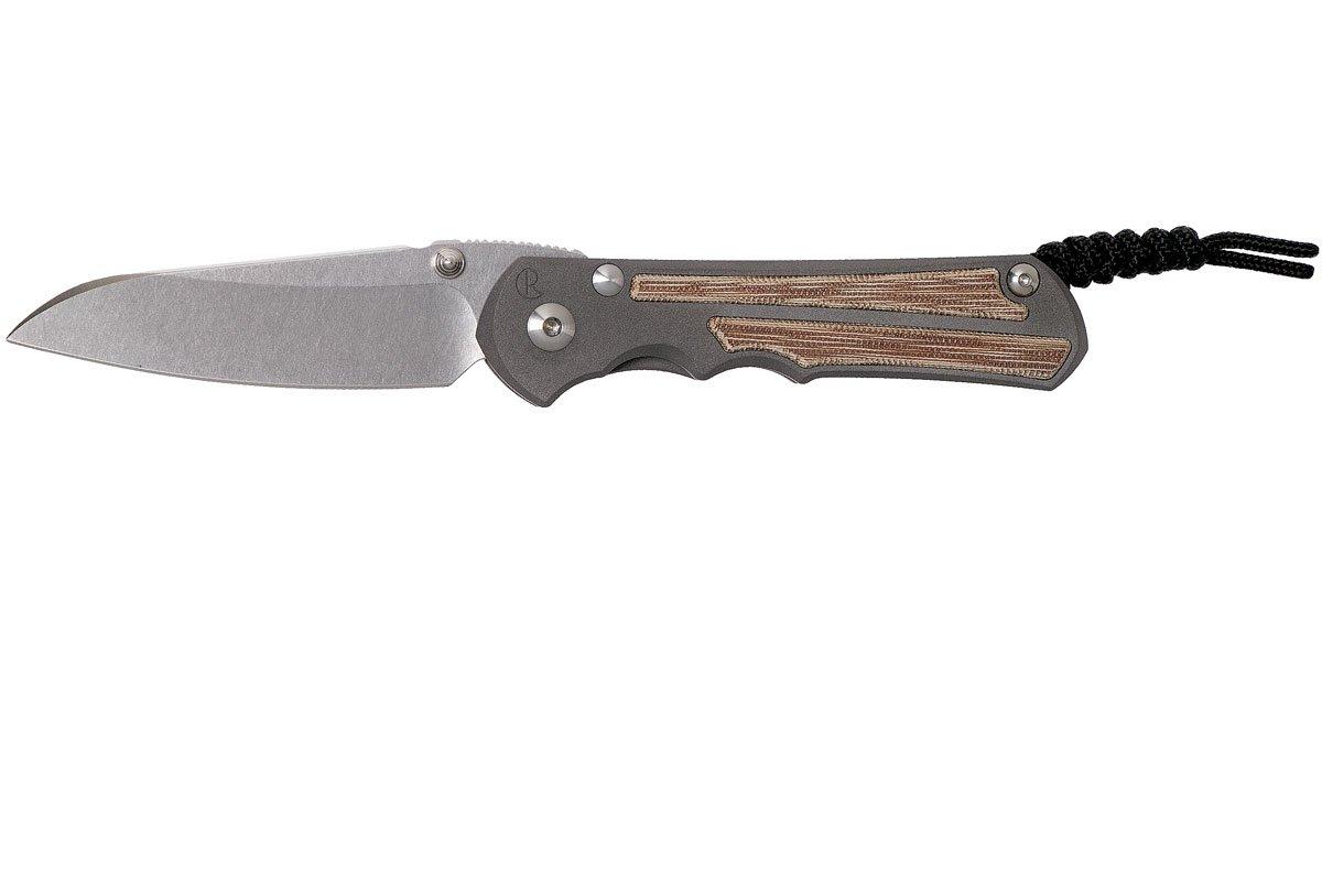 Chris Reeve Large Inkosi Insingo Natural Micarta Inlay LIN-1030 pocket ...
