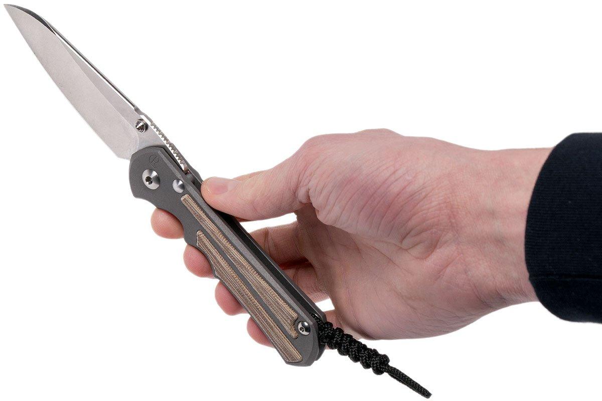 Chris Reeve Large Inkosi Insingo Natural Micarta Inlay LIN-1030 pocket ...