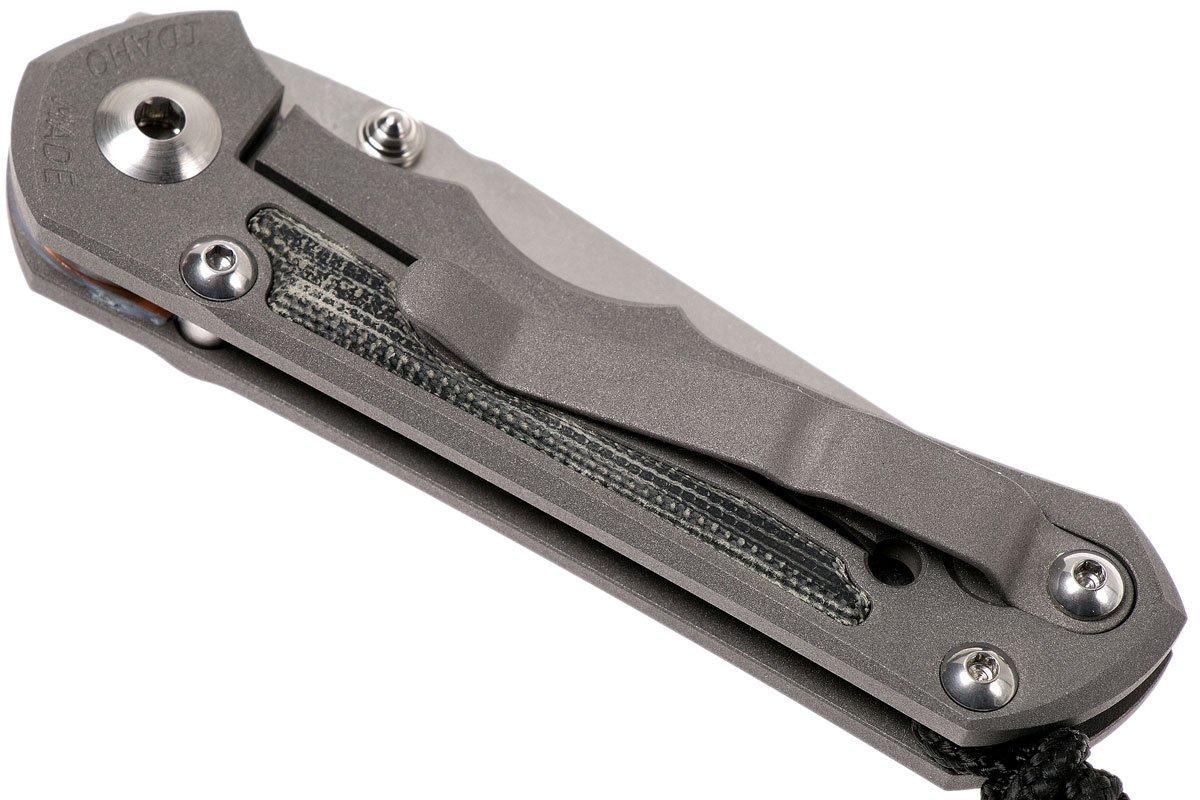 Chris Reeve Small Inkosi Insingo Black Micarta Inlays SIN-1028 pocket ...