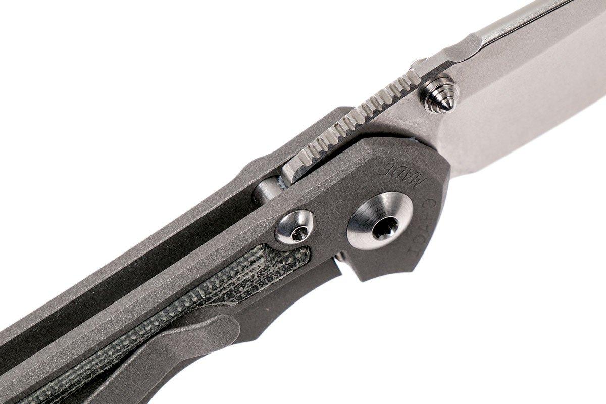 Chris Reeve Small Inkosi Insingo Black Micarta Inlays SIN-1028 pocket ...