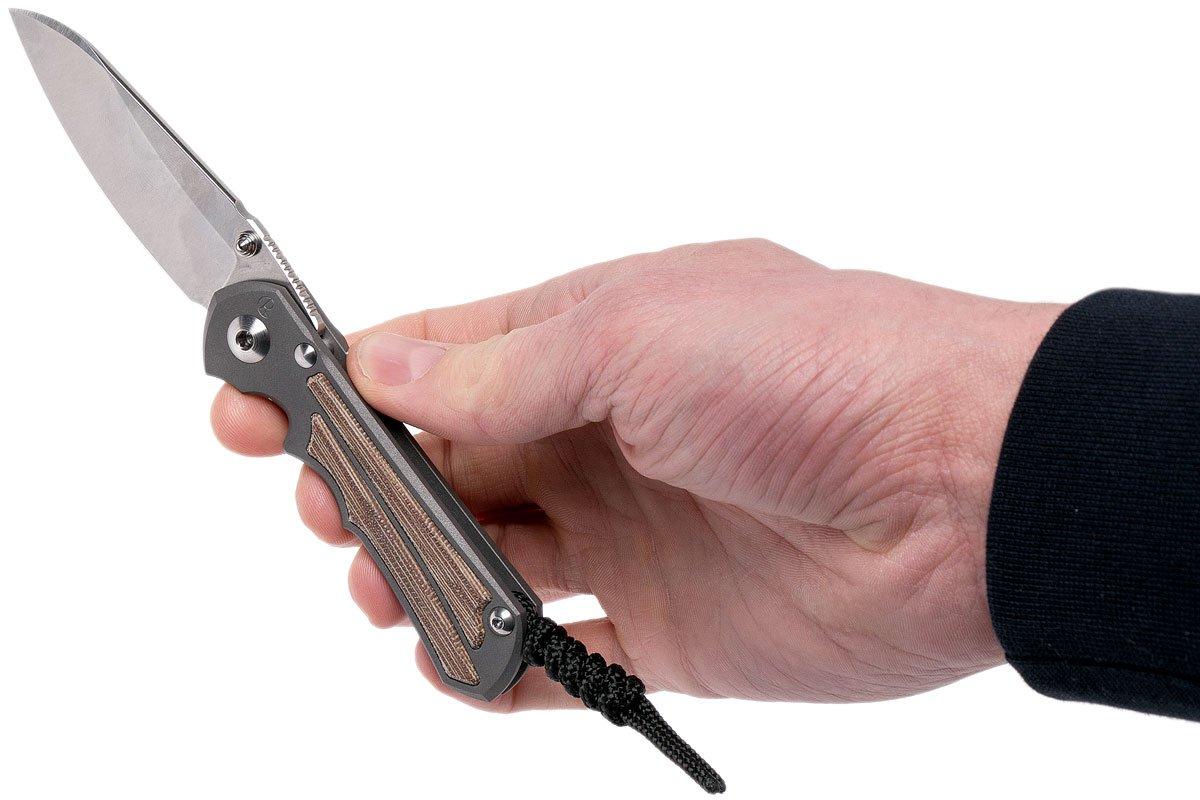 Chris Reeve Small Inkosi Insingo Natural Micarta Inlays SIN-1030 pocket ...