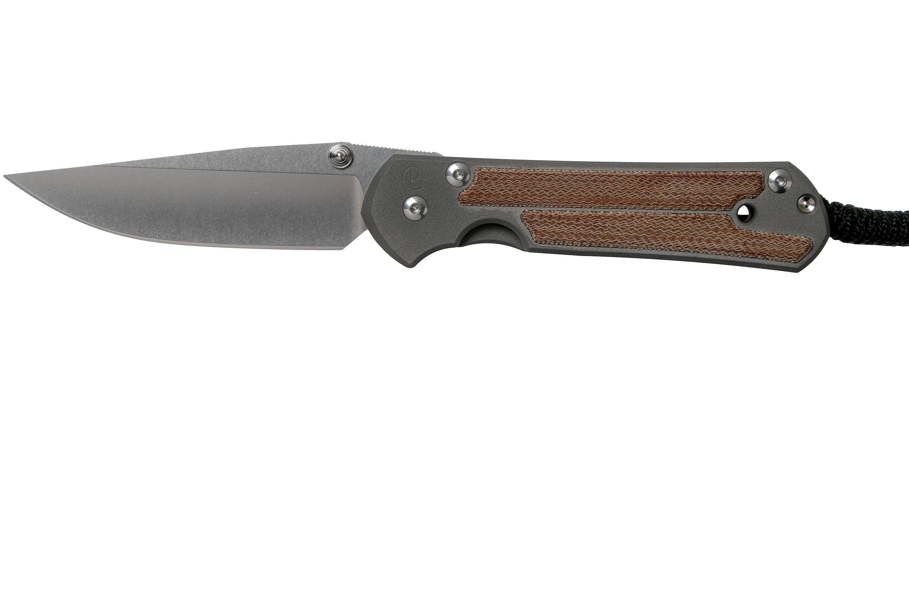 Chris Reeve Large Sebenza 21 Natural micarta inlay L21-1262 pocket ...