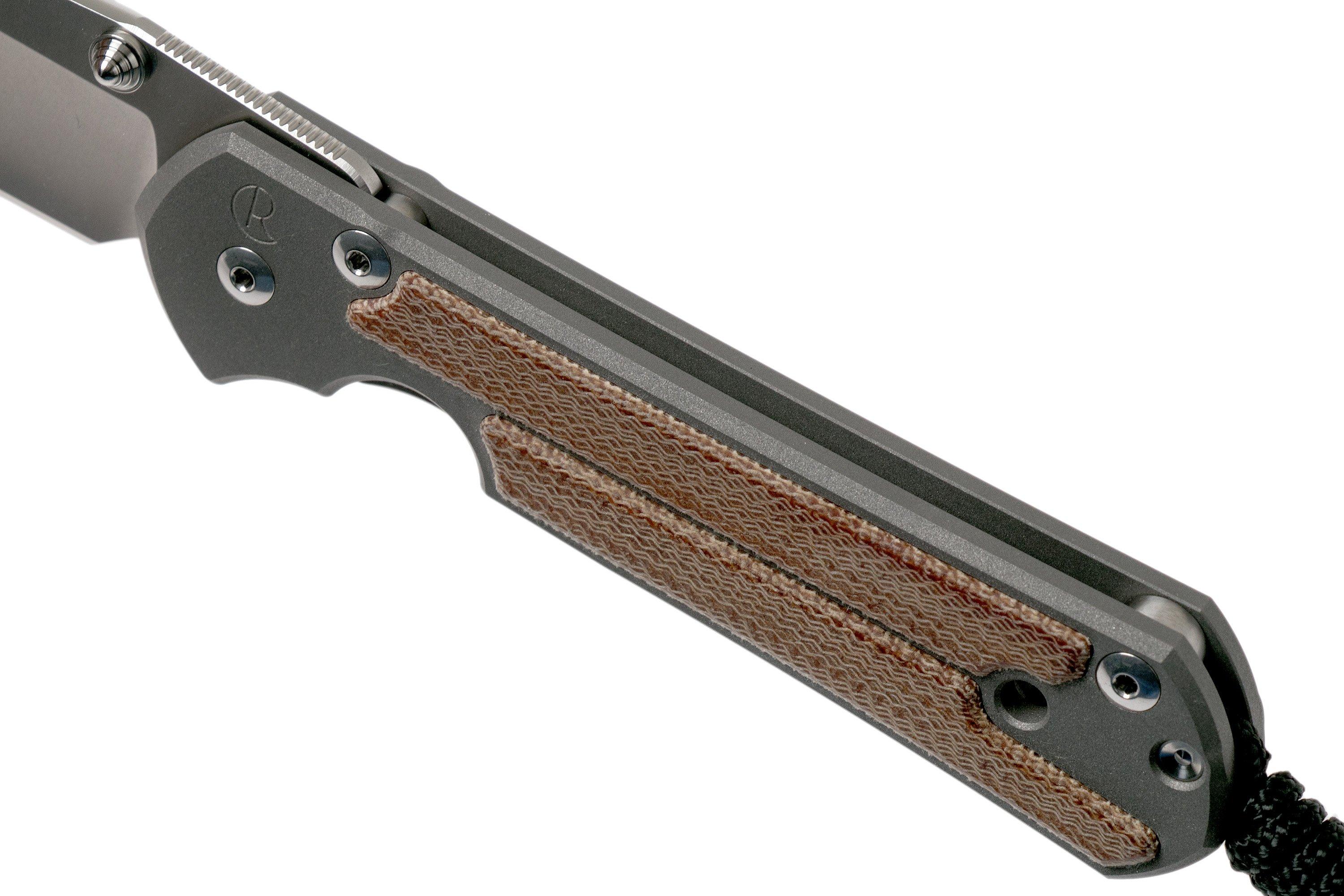 Chris Reeve Large Sebenza 21 Natural micarta inlay L21-1262 pocket ...