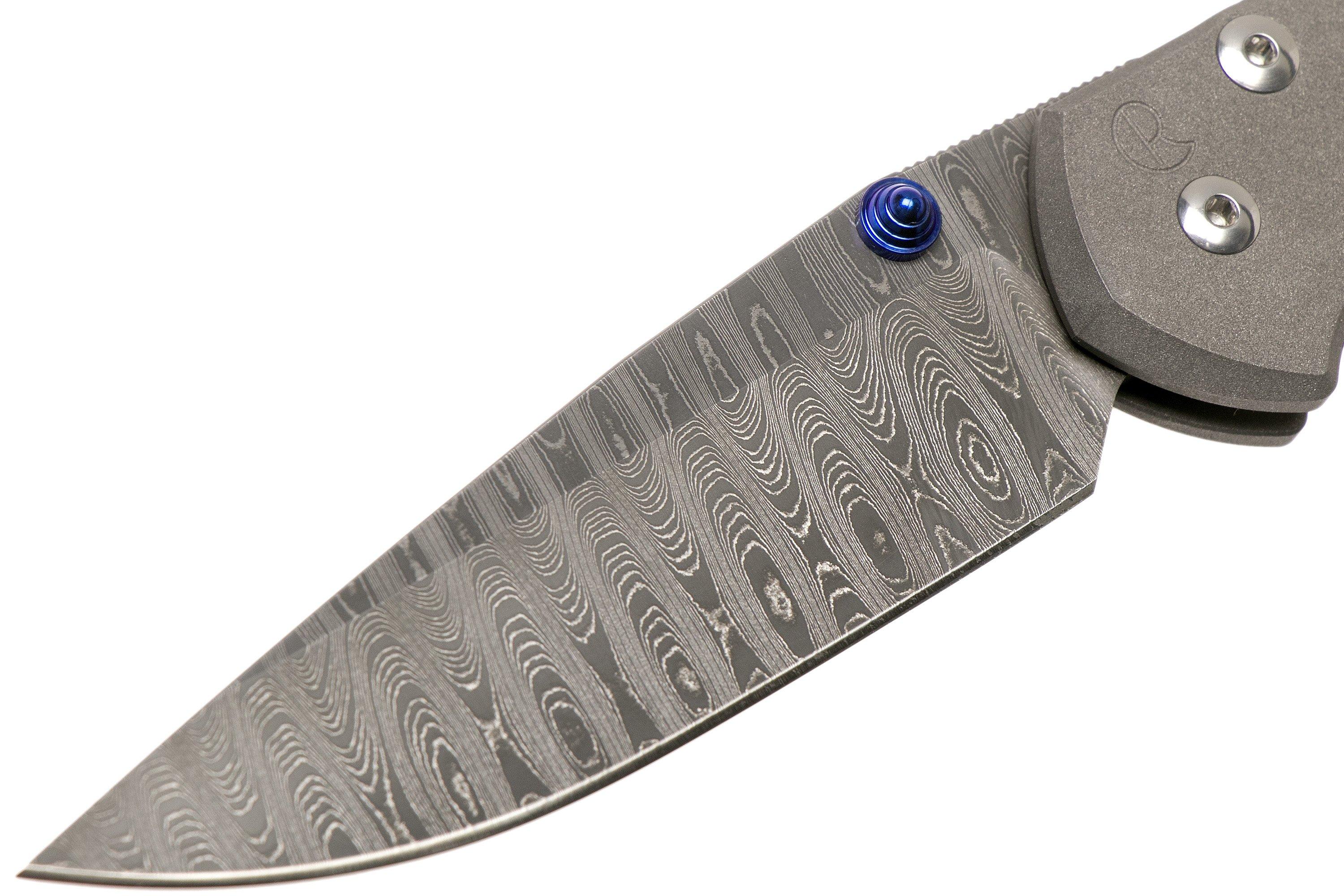 Chris Reeve Sebenza 31 Large Plain Ladder Damascus L31-1004 pocket ...