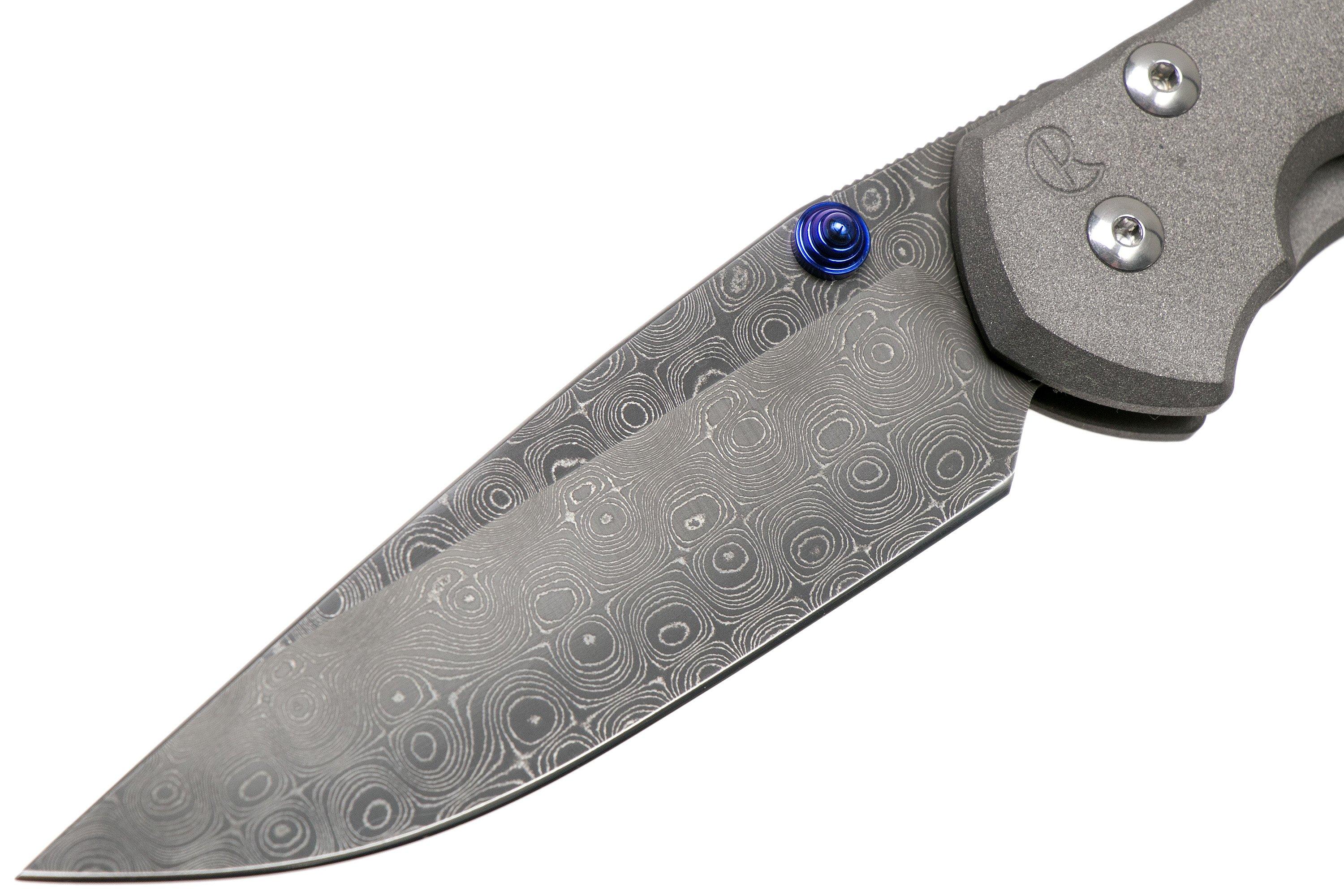 Chris Reeve Sebenza 31 Large Plain, Raindrop Damascus Drop CRL31-1006 ...