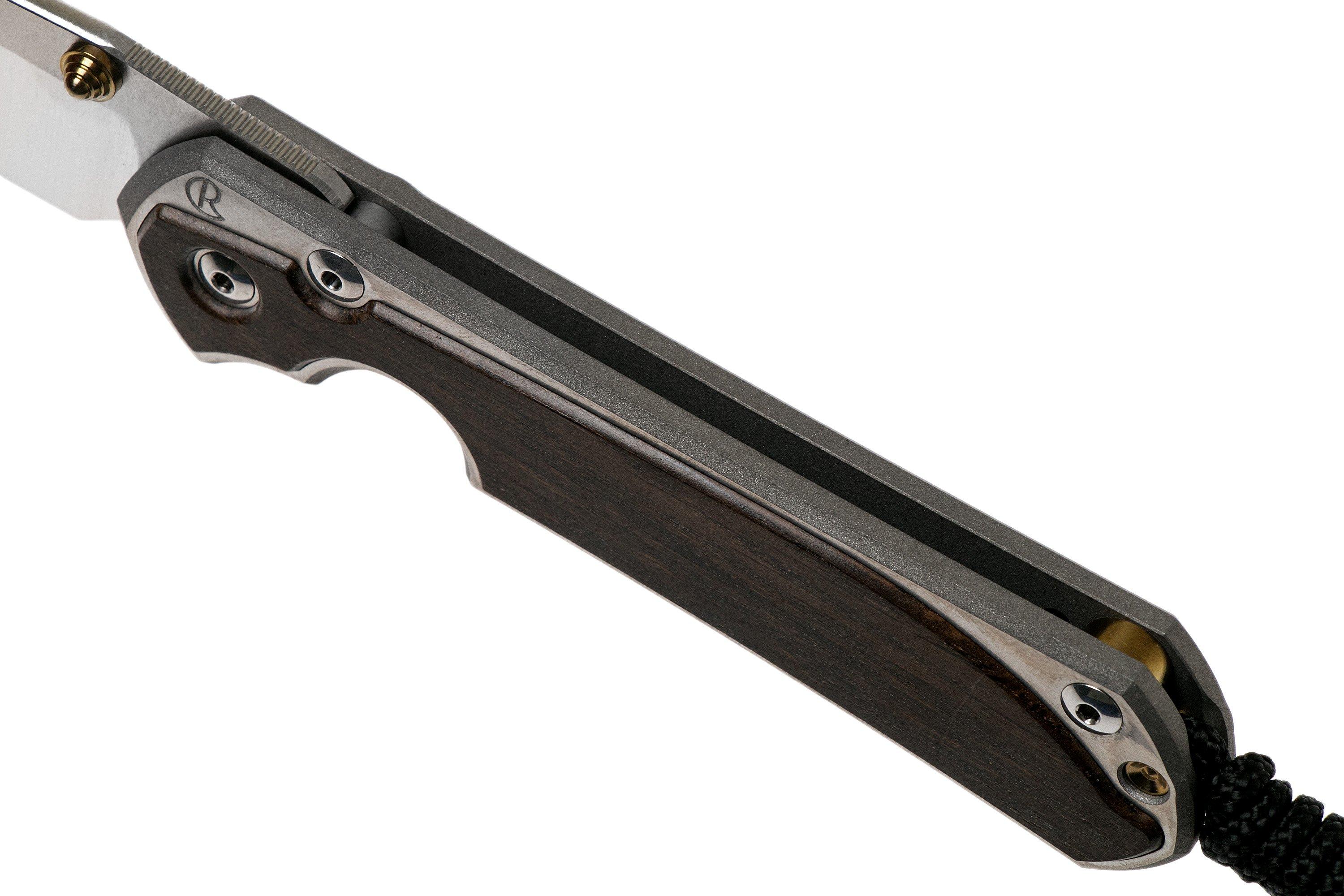 Chris Reeve Sebenza 31 Large Bog Oak inlay L31-1100 zakmes | Voordelig ...