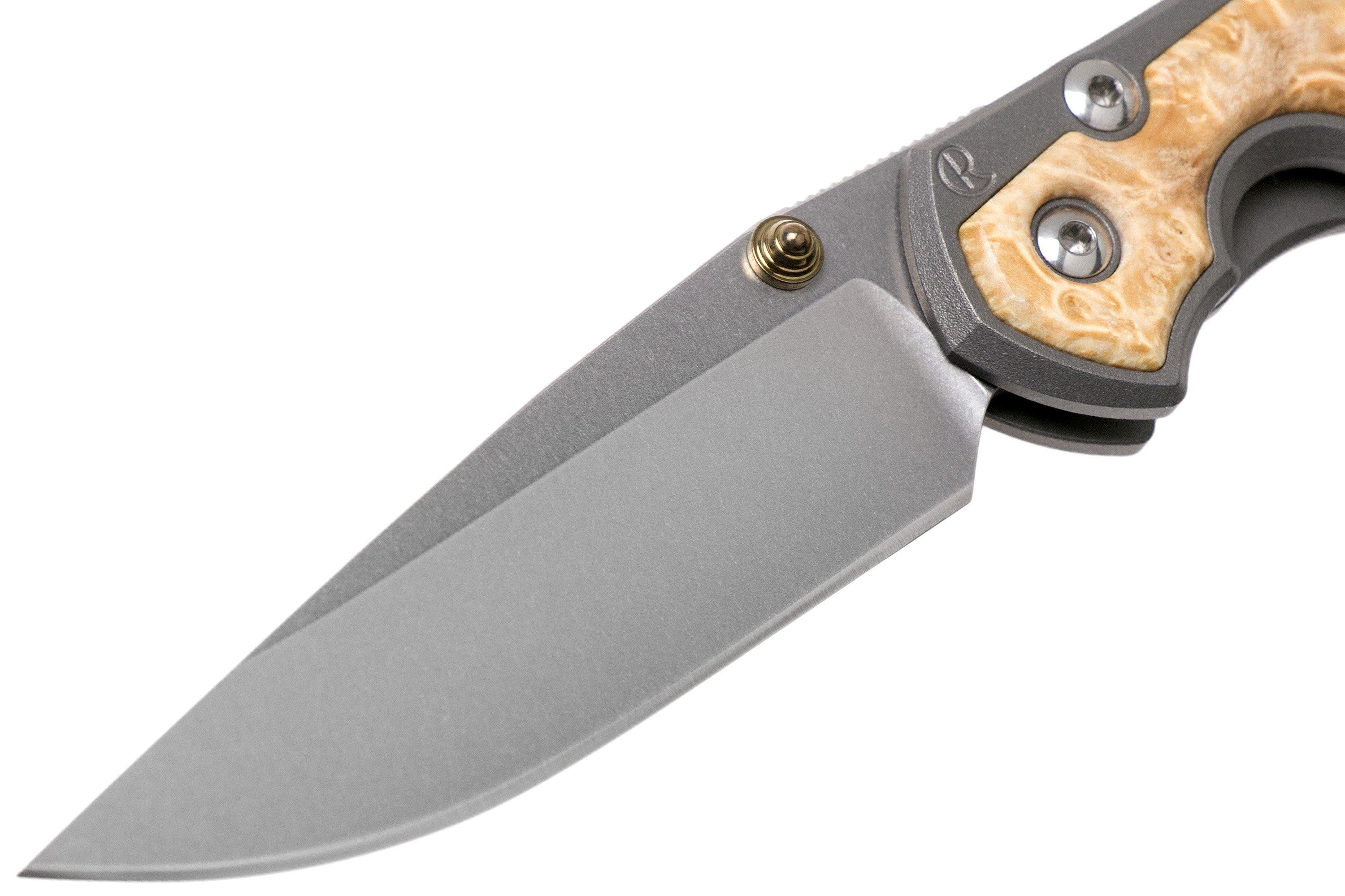 Chris Reeve Sebenza 31 Large Box Elder inlay L31-1108 pocket knife ...