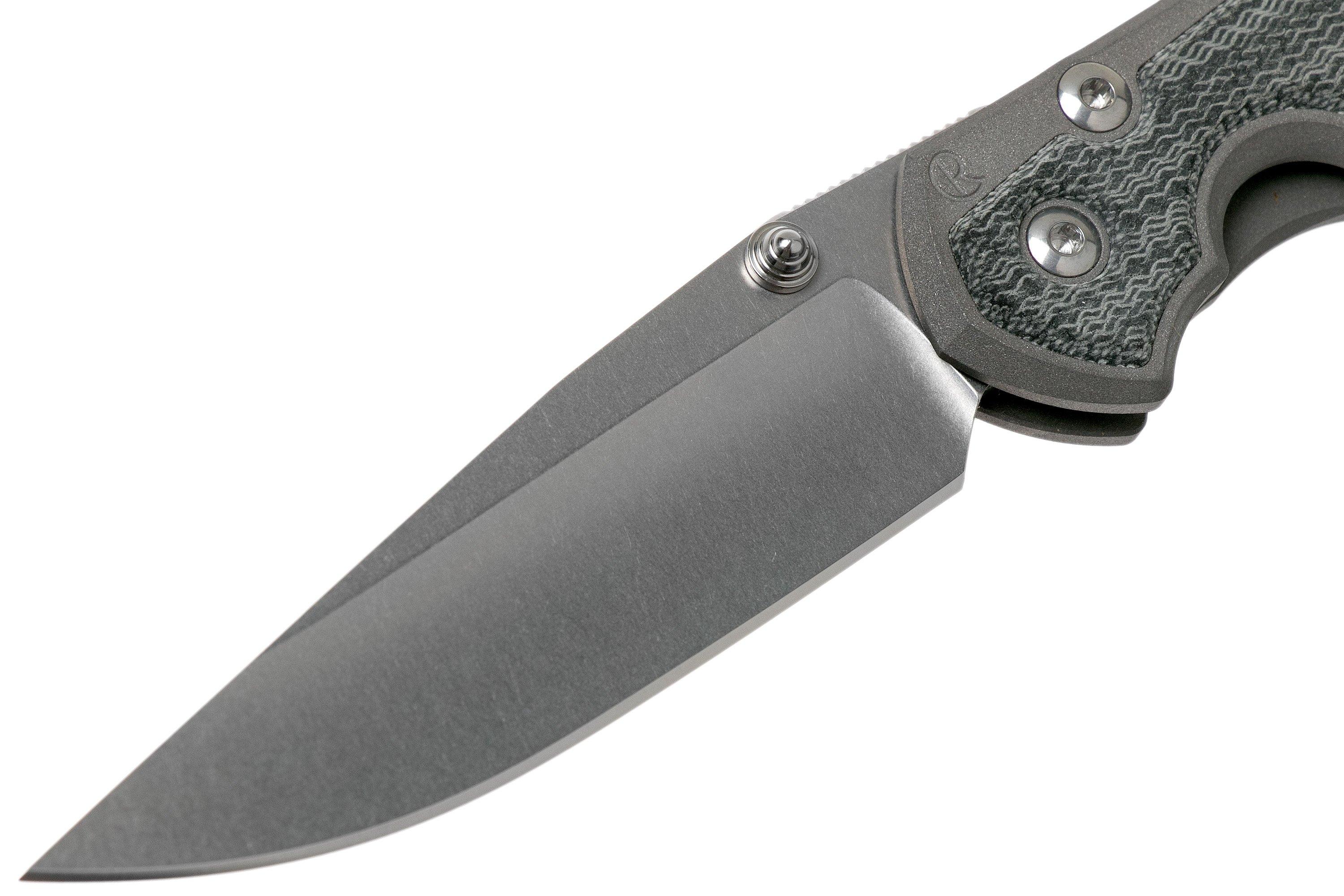 Chris Reeve Sebenza 31 Large Black Micarta inlay L31-1200 zakmes ...