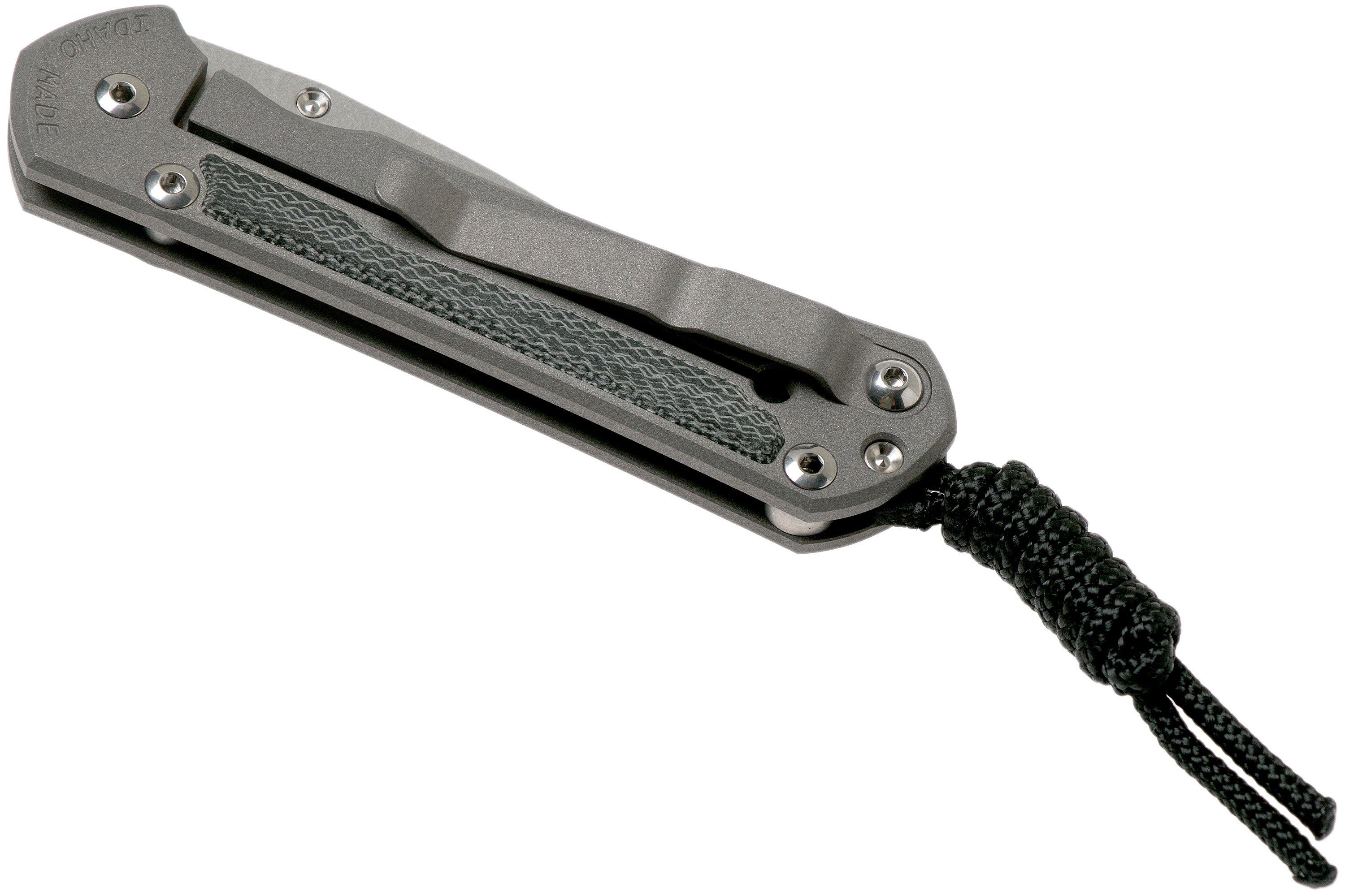 Chris Reeve Sebenza 31 Large Black Micarta inlay L31-1200 zakmes ...