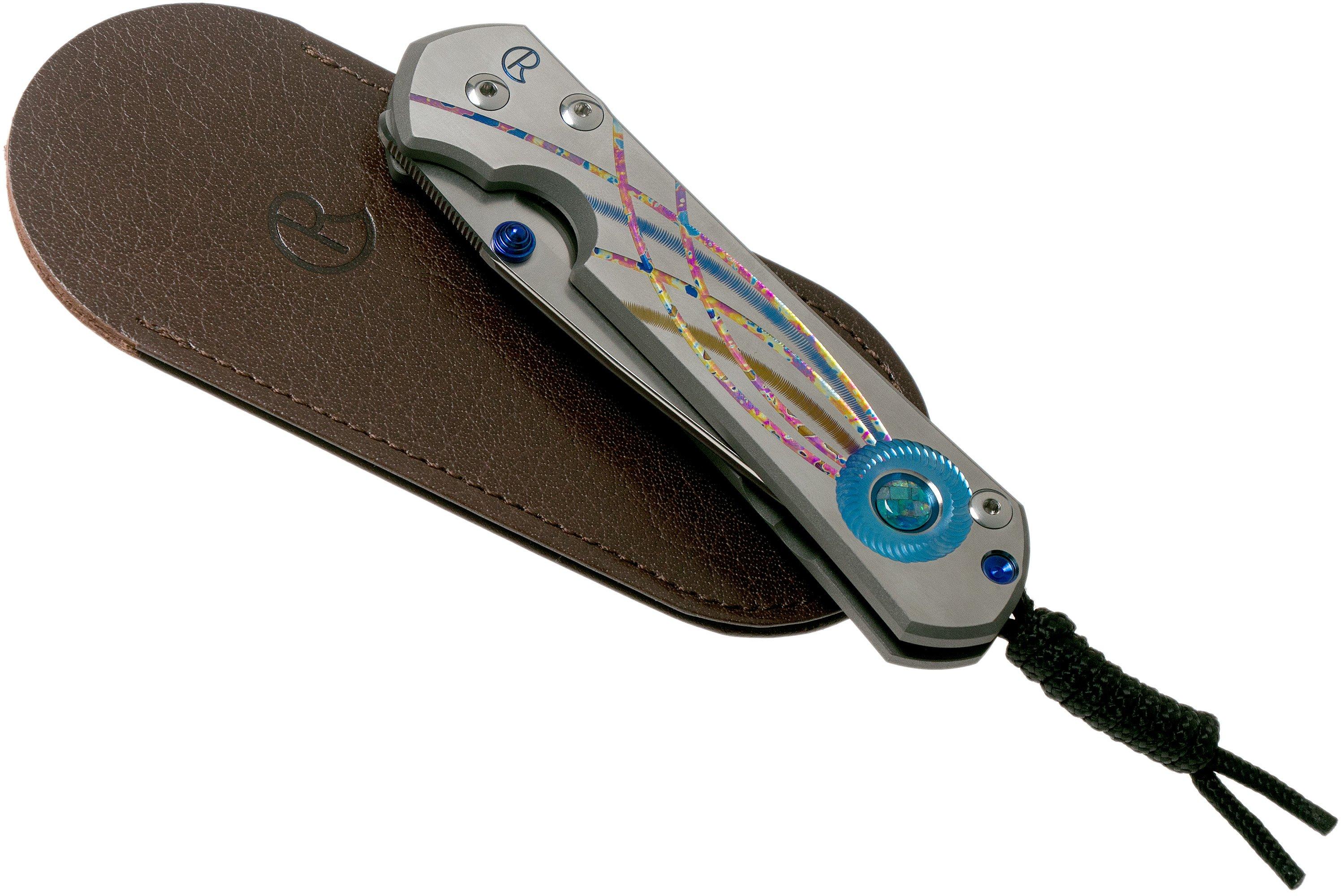 Chris Reeve Large Sebenza 31 Unique Graphics Cabochon Drop Point L31 ...