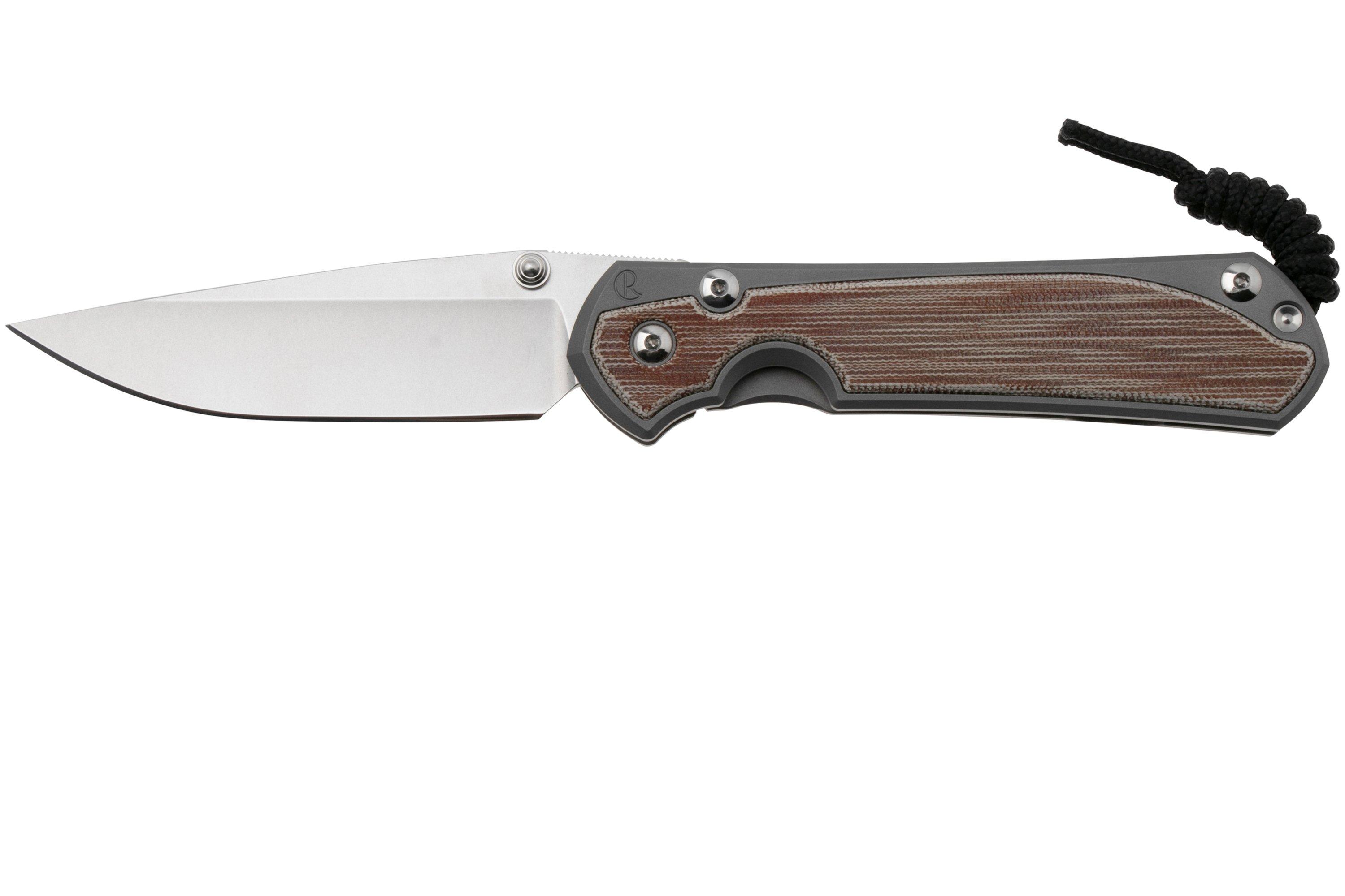 Chris Reeve Large Sebenza 31, L31-1660, Stonewashed CPM MagnaCut, Glass ...