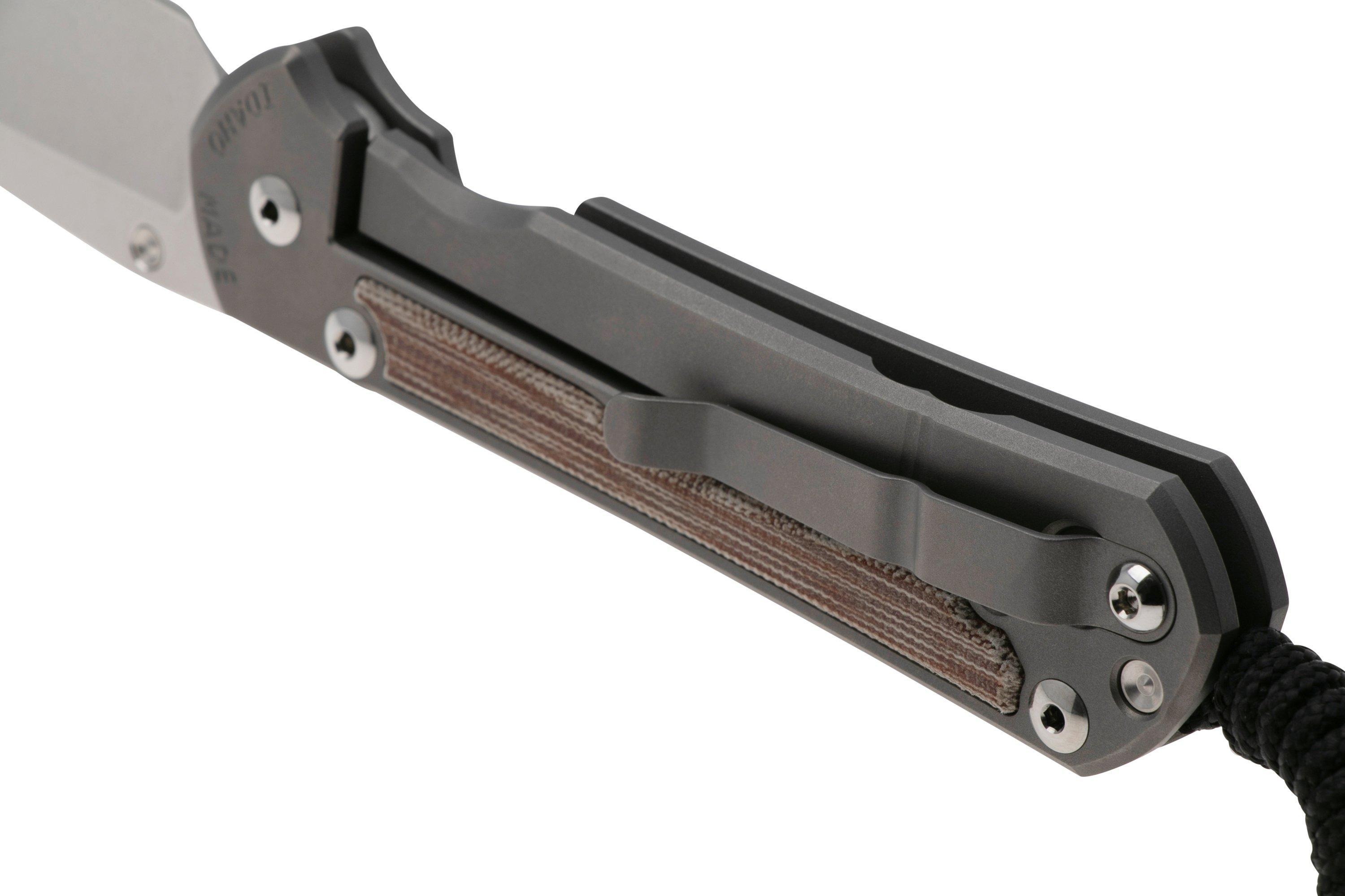 Chris Reeve Large Sebenza 31, L31-1660, Stonewashed CPM MagnaCut, Glass ...