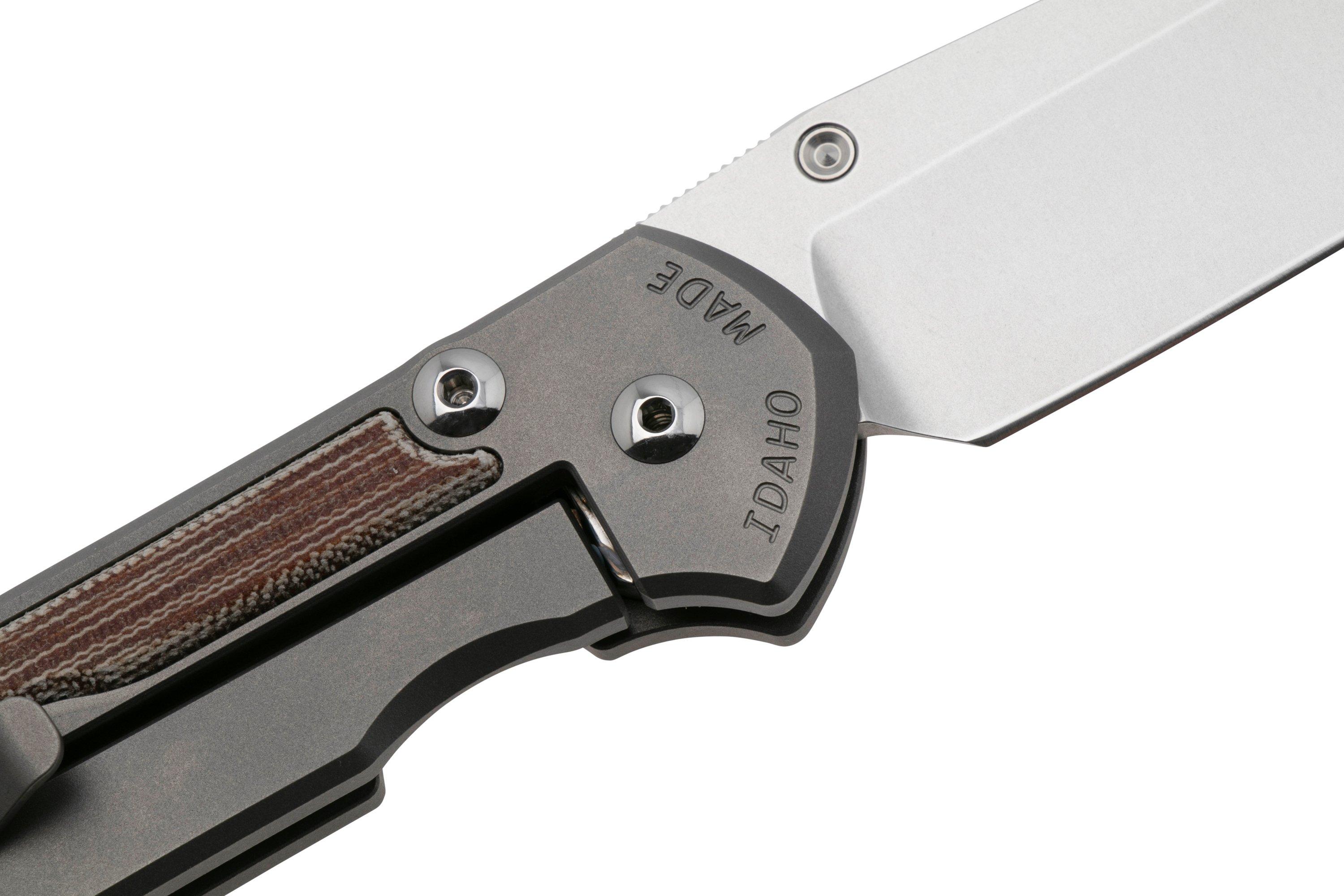 Chris Reeve Large Sebenza 31, L31-1660, Stonewashed CPM MagnaCut, Glass ...