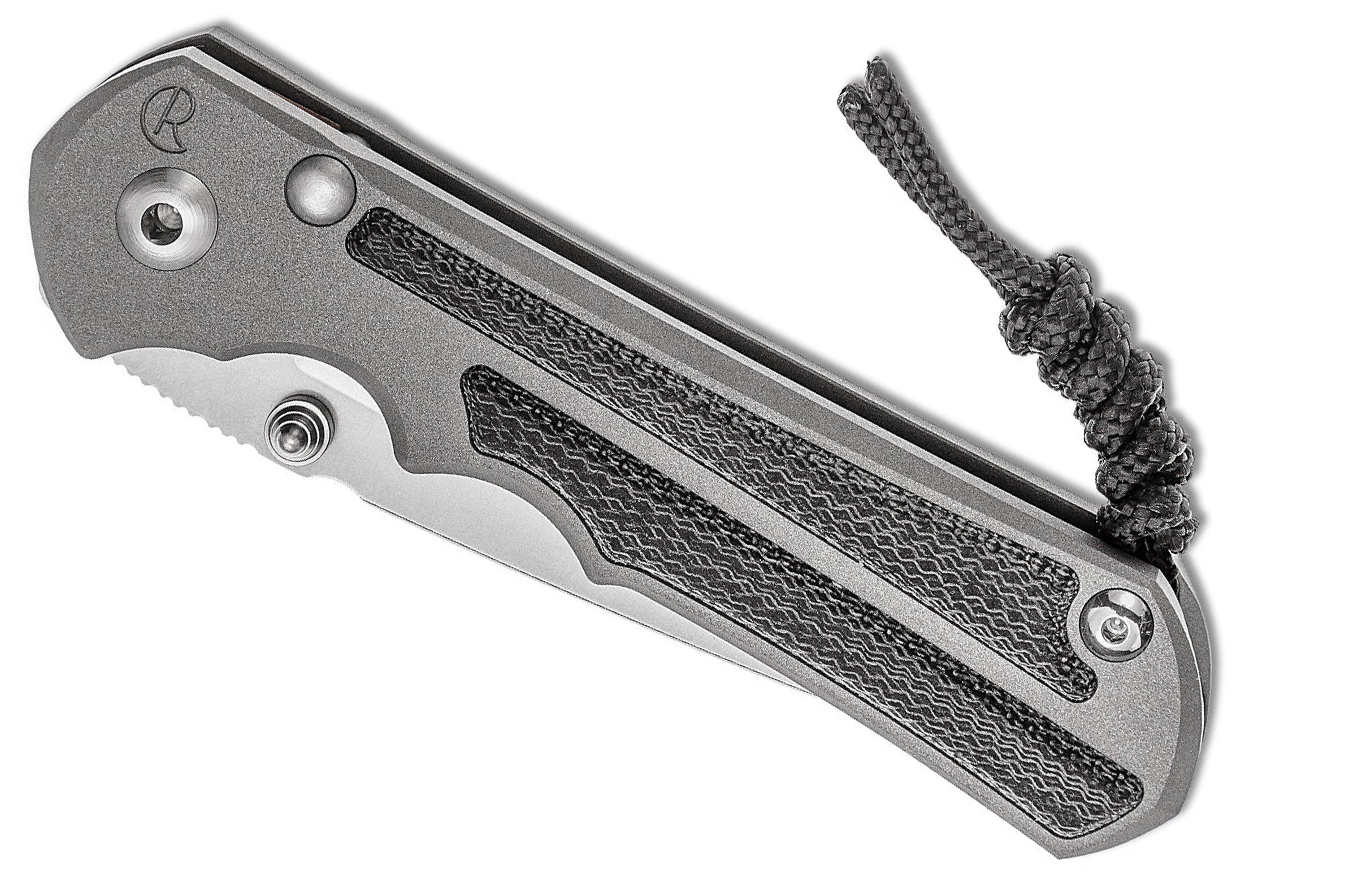 Chris Reeve Large Inkosi Black Micarta Tanto LIN-1044 zakmes ...