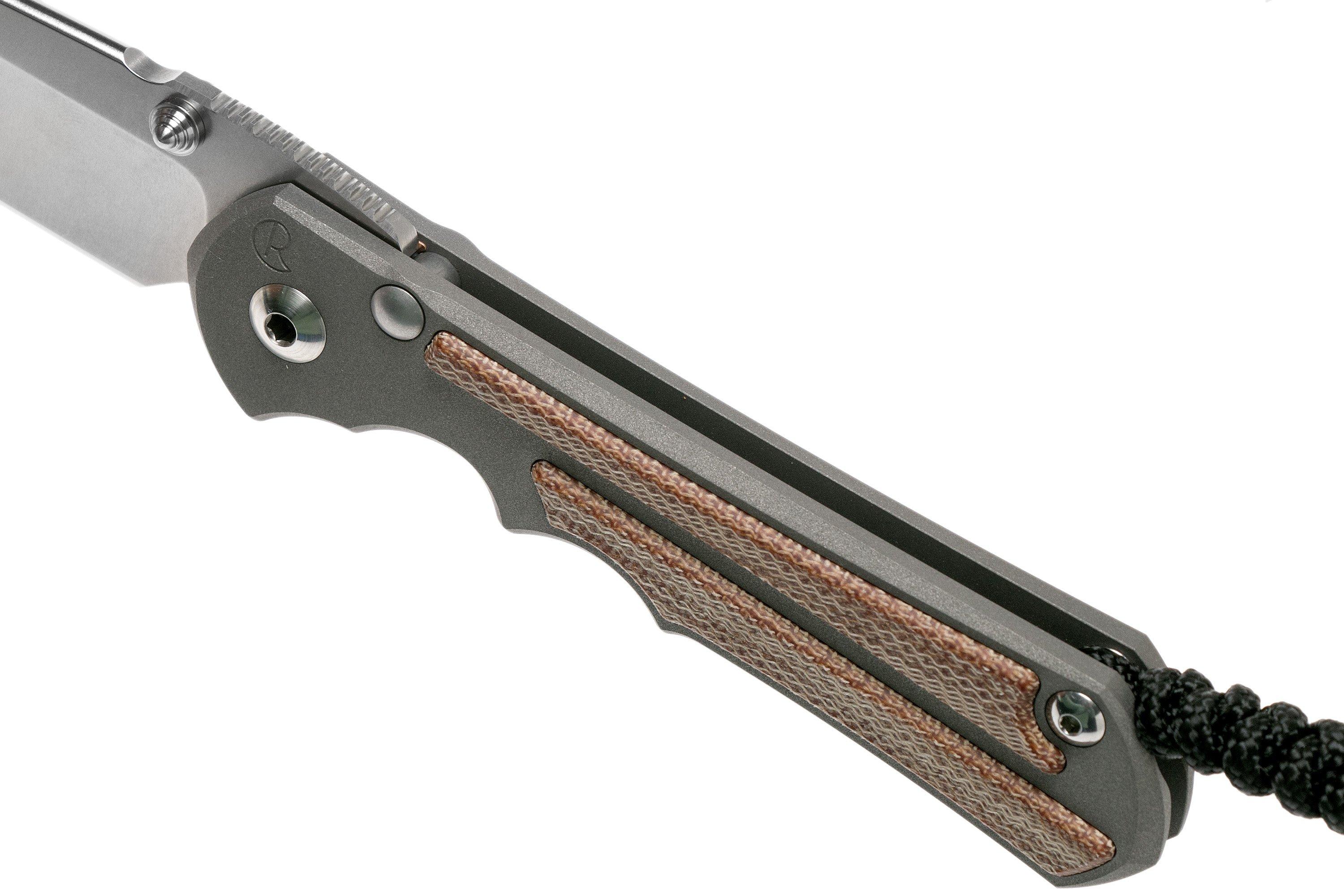 Chris Reeve Large Inkosi Natural Micarta Tanto LIN-1046 navalha ...