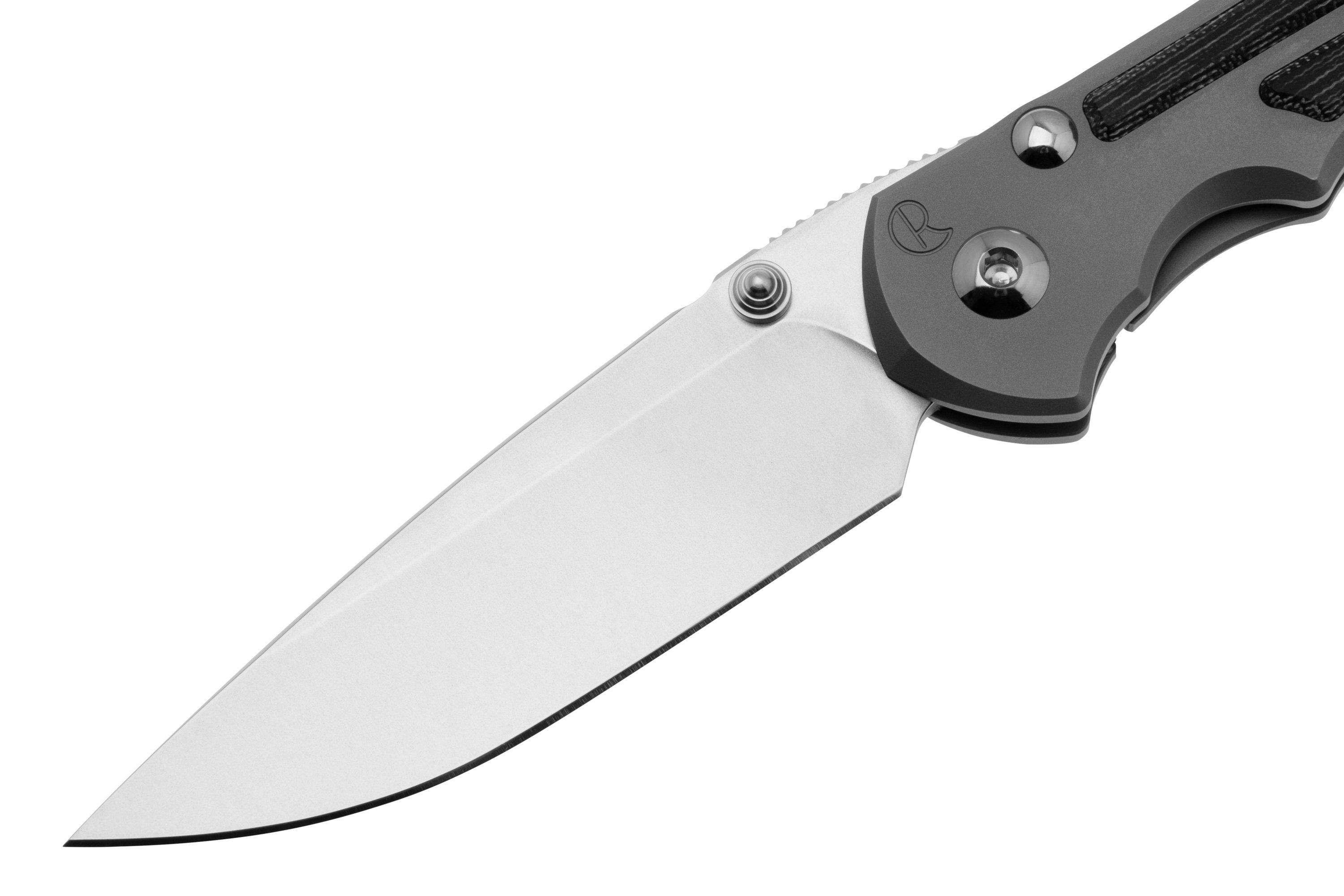 Chris Reeve Large Inkosi LIN-1116 Glass Blasted Inlay Micarta Black ...