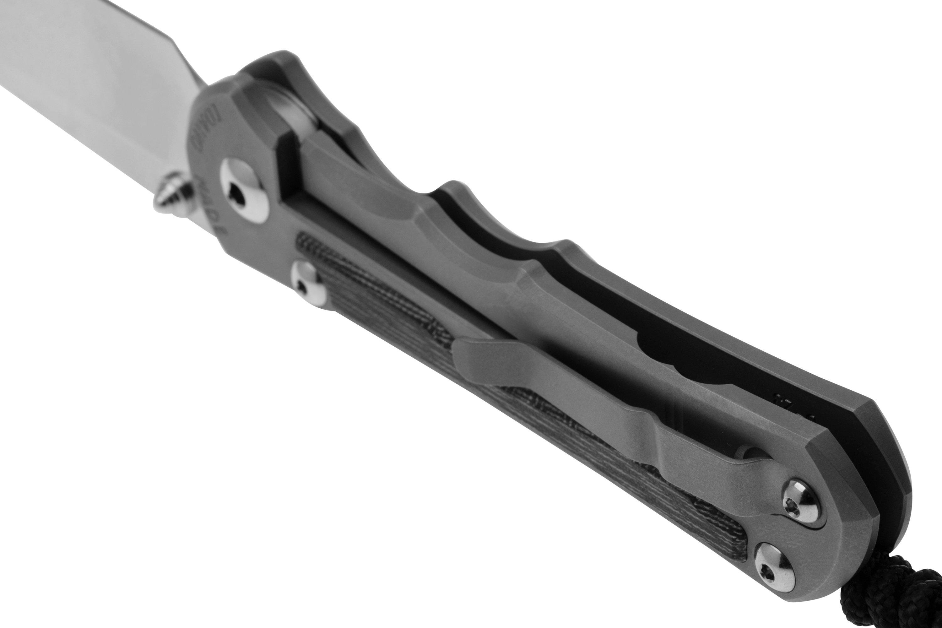 Chris Reeve Inkosi Large LIN-1116 Glass Blasted Inlay Micarta Black ...