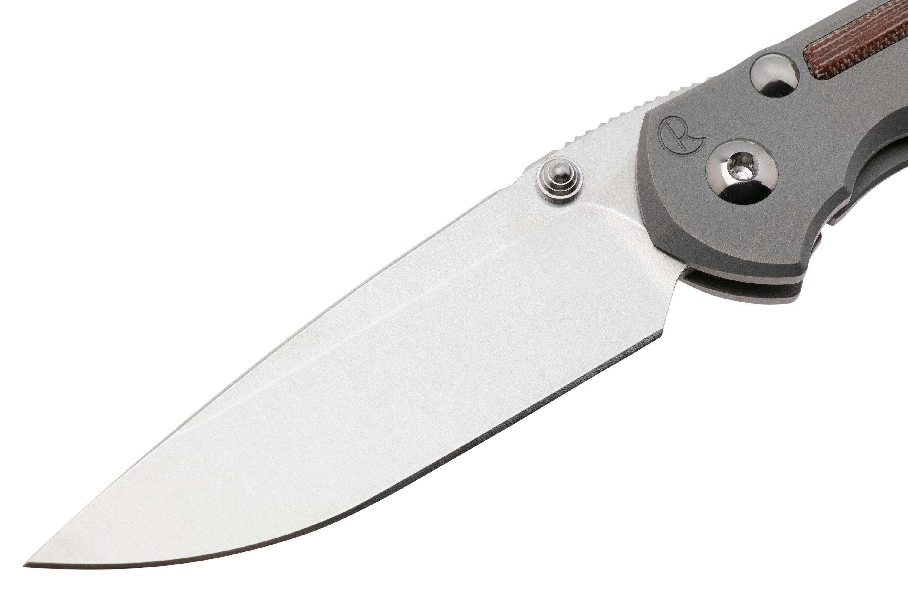Chris Reeve Large Inkosi LIN-1118 Glass Blasted Natural Canvas MIcarta ...