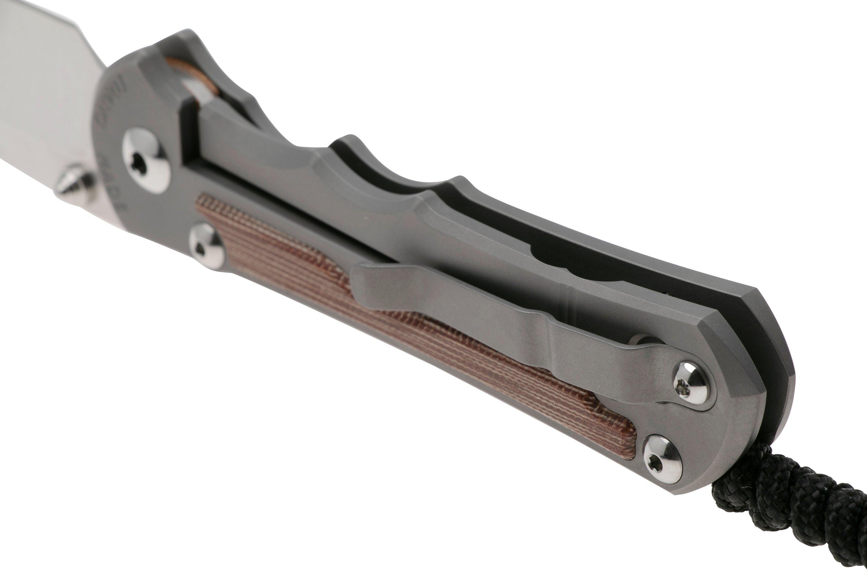 Chris Reeve Large Inkosi LIN-1118 Glass Blasted Natural Canvas MIcarta ...