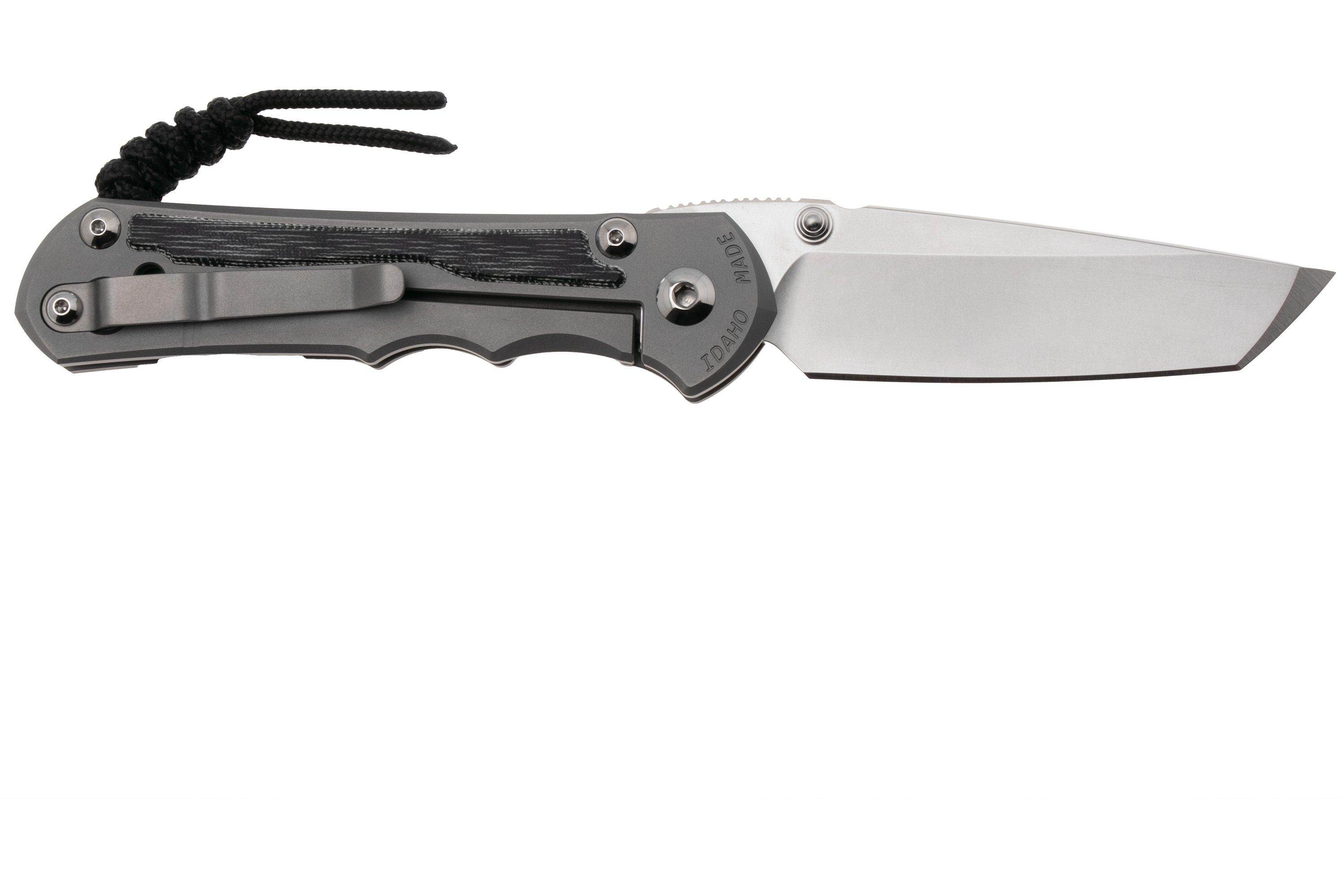 Chris Reeve Large Inkosi SIN-1132 CPM MagnaCut Tanto, Glass Blasted ...