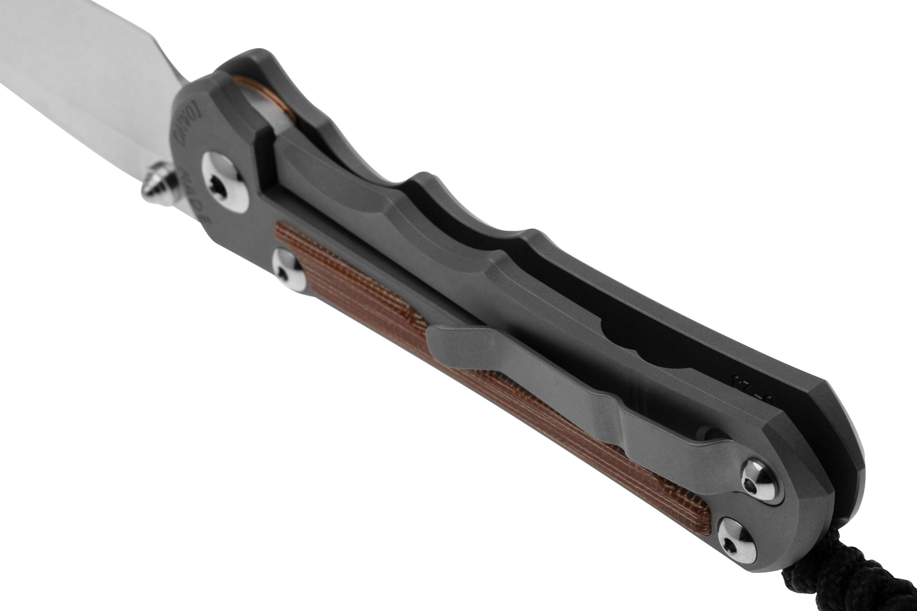 Chris Reeve Large Inkosi LIN-1134 Natural Tanto CPM-Magnacut, Glass ...