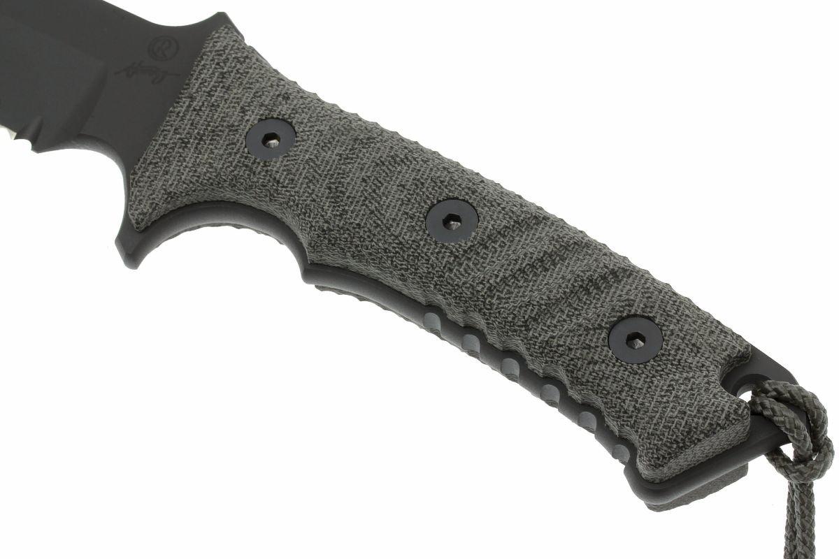 Chris Reeve Pacific Black PAC-1001 survival knife, serrated ...