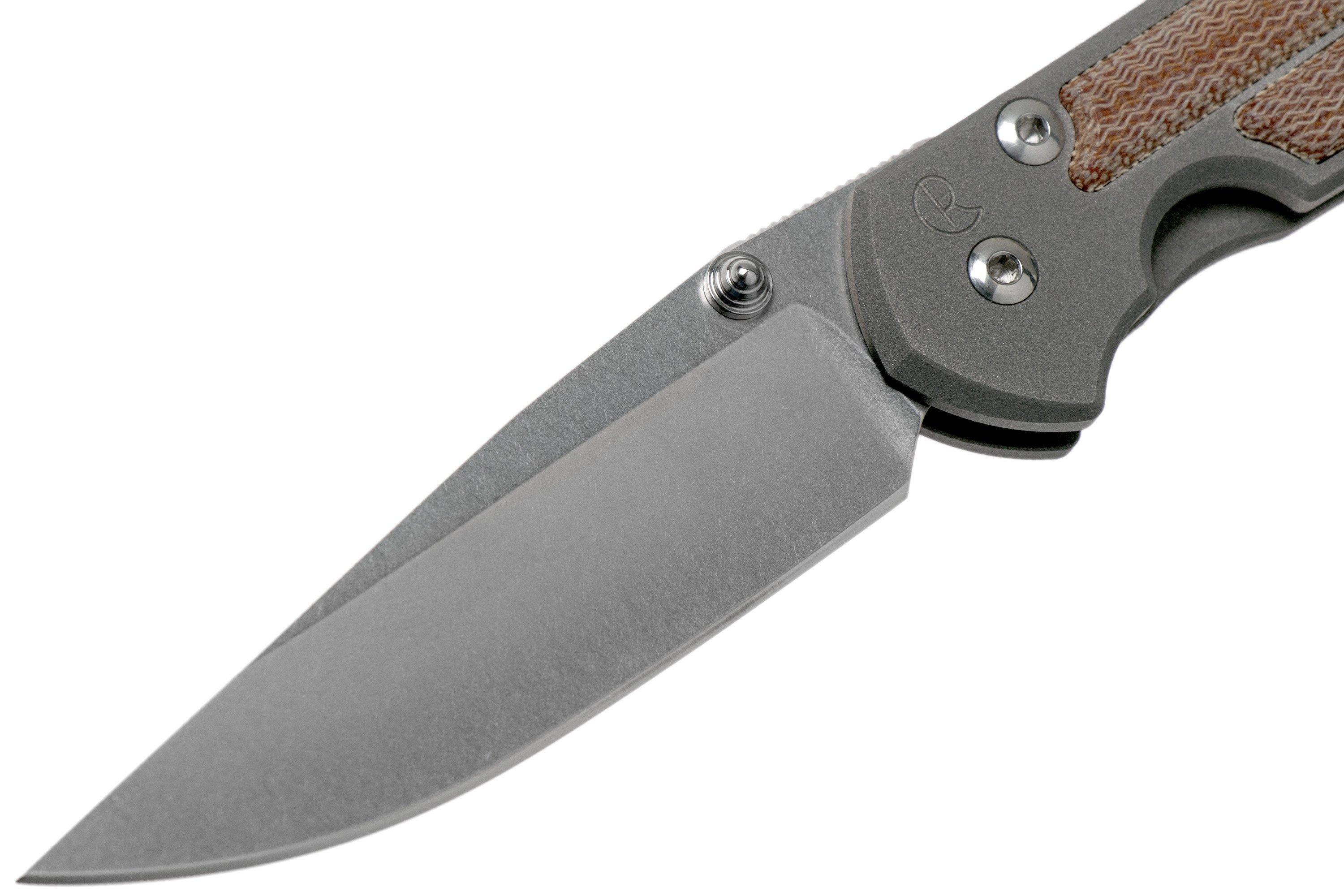 Chris Reeve Small Sebenza 21 Natural micarta inlay S21-1262 pocket ...