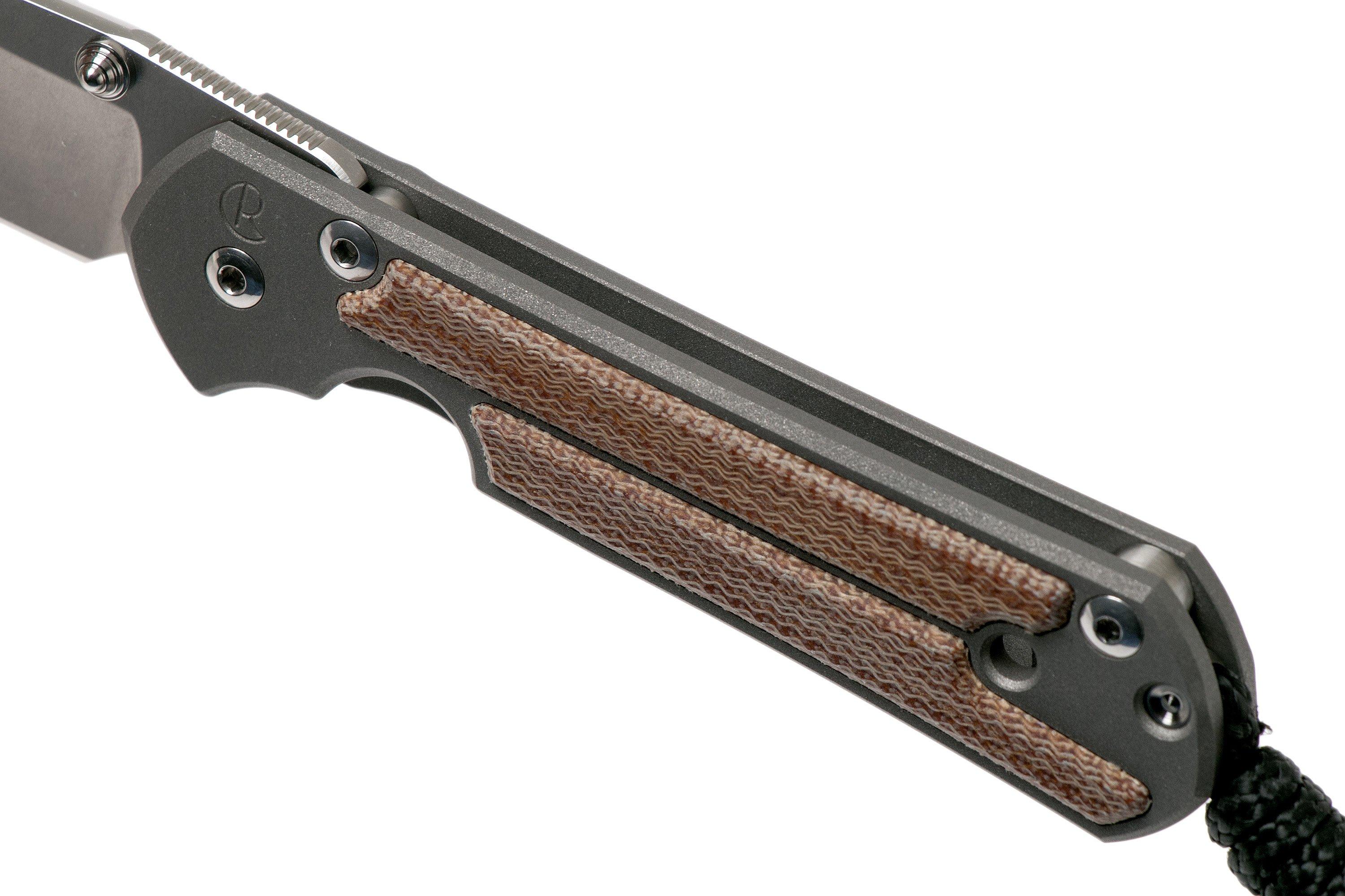 Chris Reeve Small Sebenza 21 Natural micarta inlay S21-1262 pocket ...