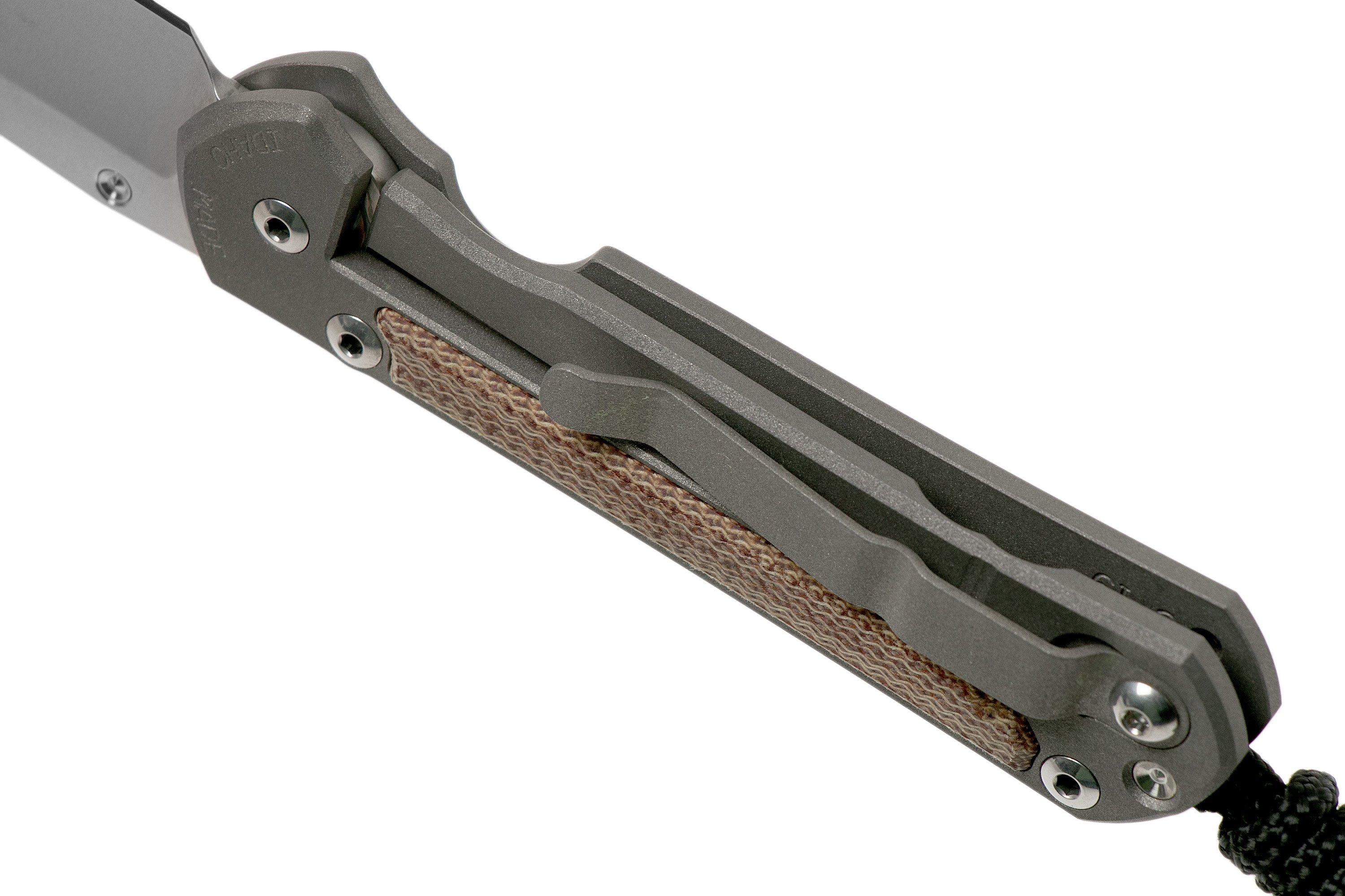 Chris Reeve Small Sebenza 21 Inlay Micarta Canvas Natural Insingo ...