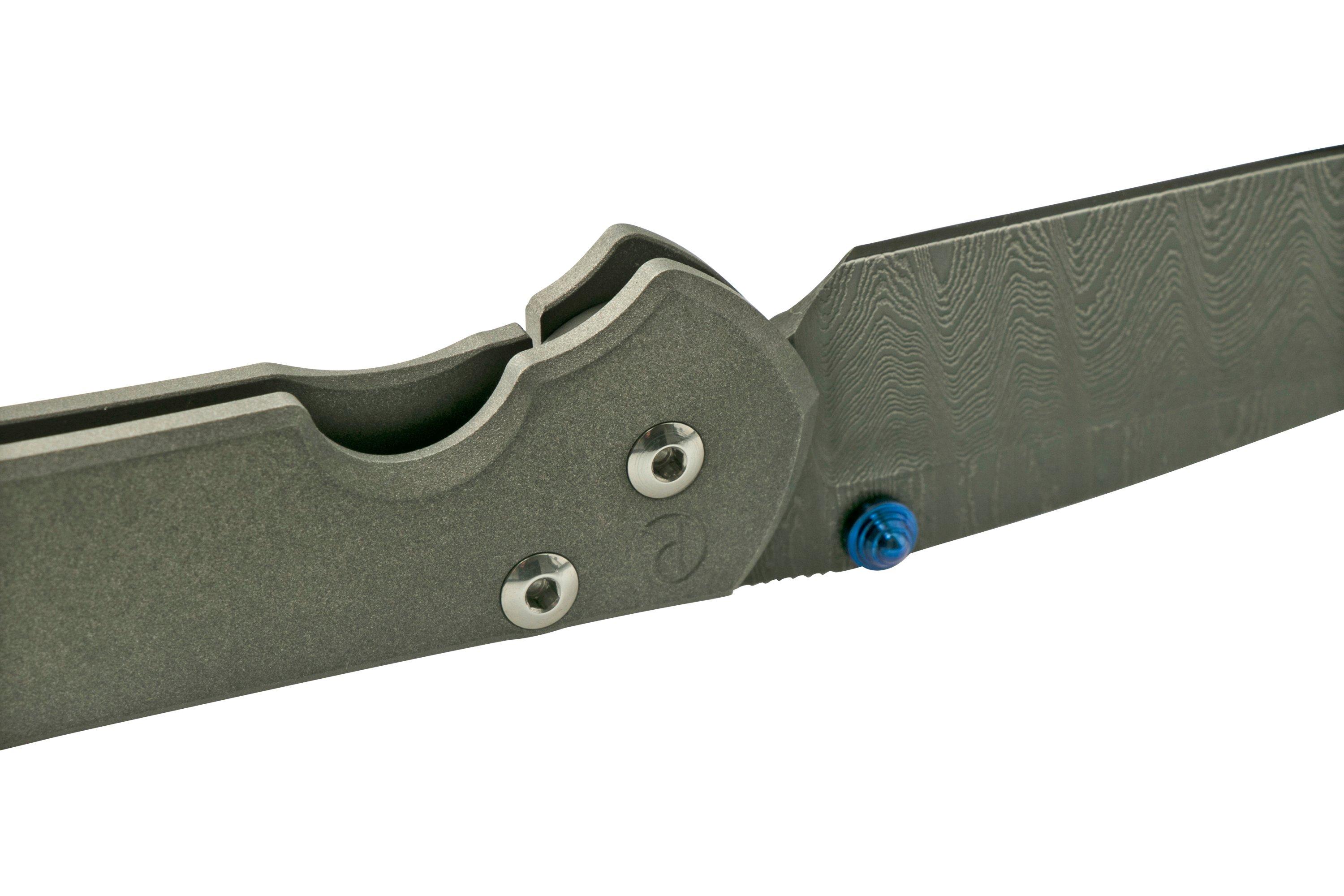 Chris Reeve Sebenza 31 Small Plain Ladder Damascus S31-1004 coltello da ...