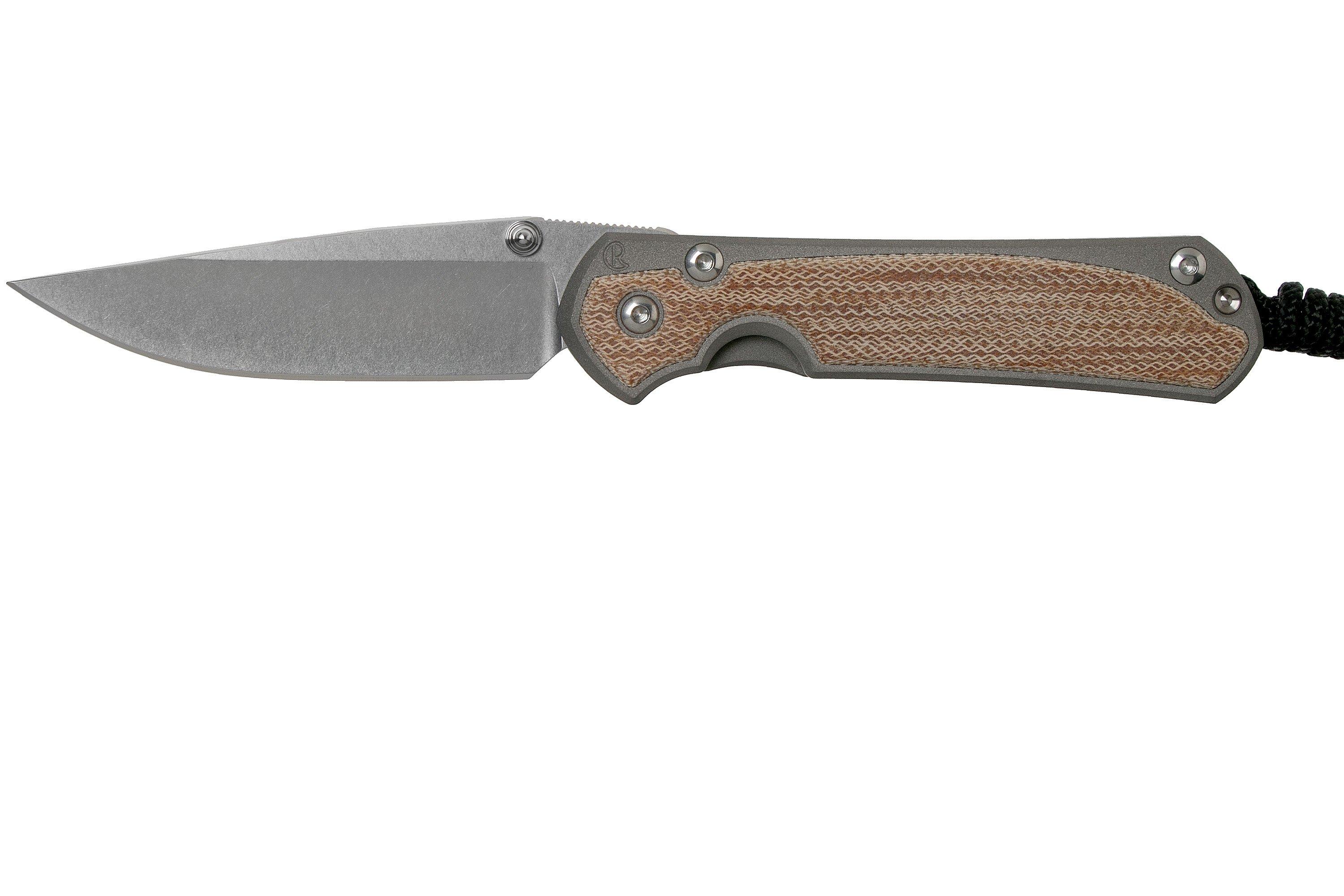 Chris Reeve Sebenza 31 Small Natural Micarta inlay S31-1212 pocket ...