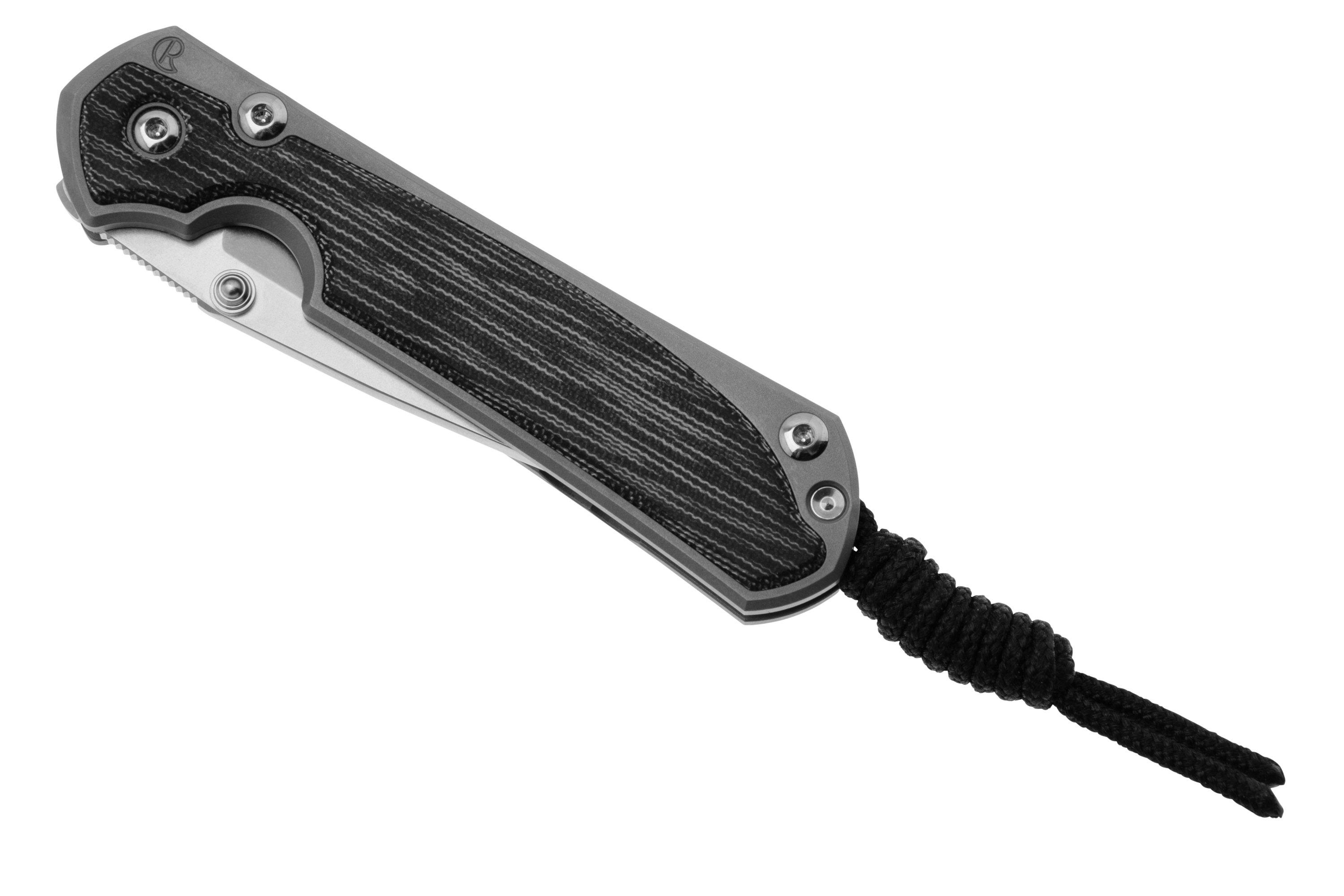 Chris Reeve Small Sebenza 31, S31-1652, Magnacut Glass Blasted Drop ...