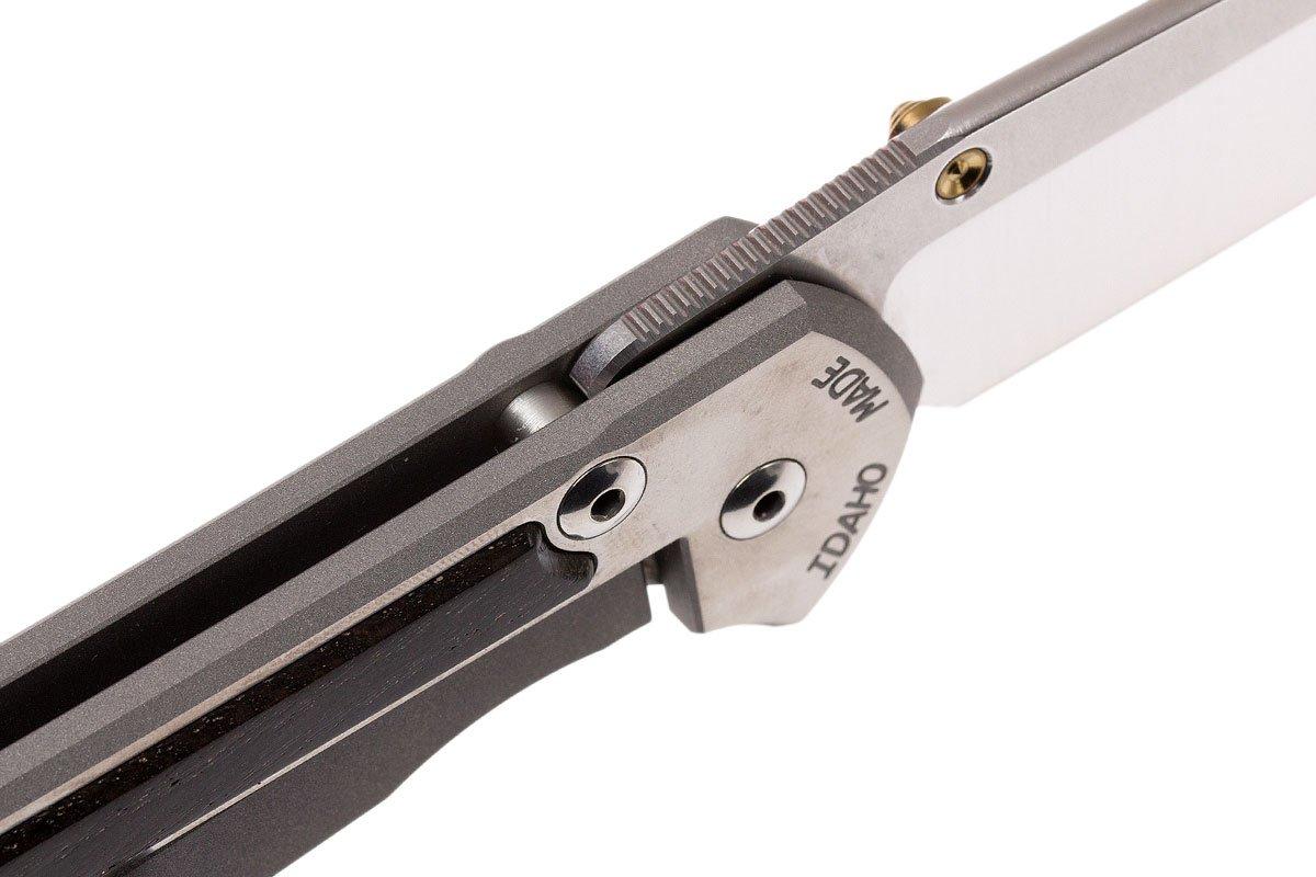 Chris Reeve Large Sebenza 21 Bog Oak inlay L21-1082 pocket knife ...