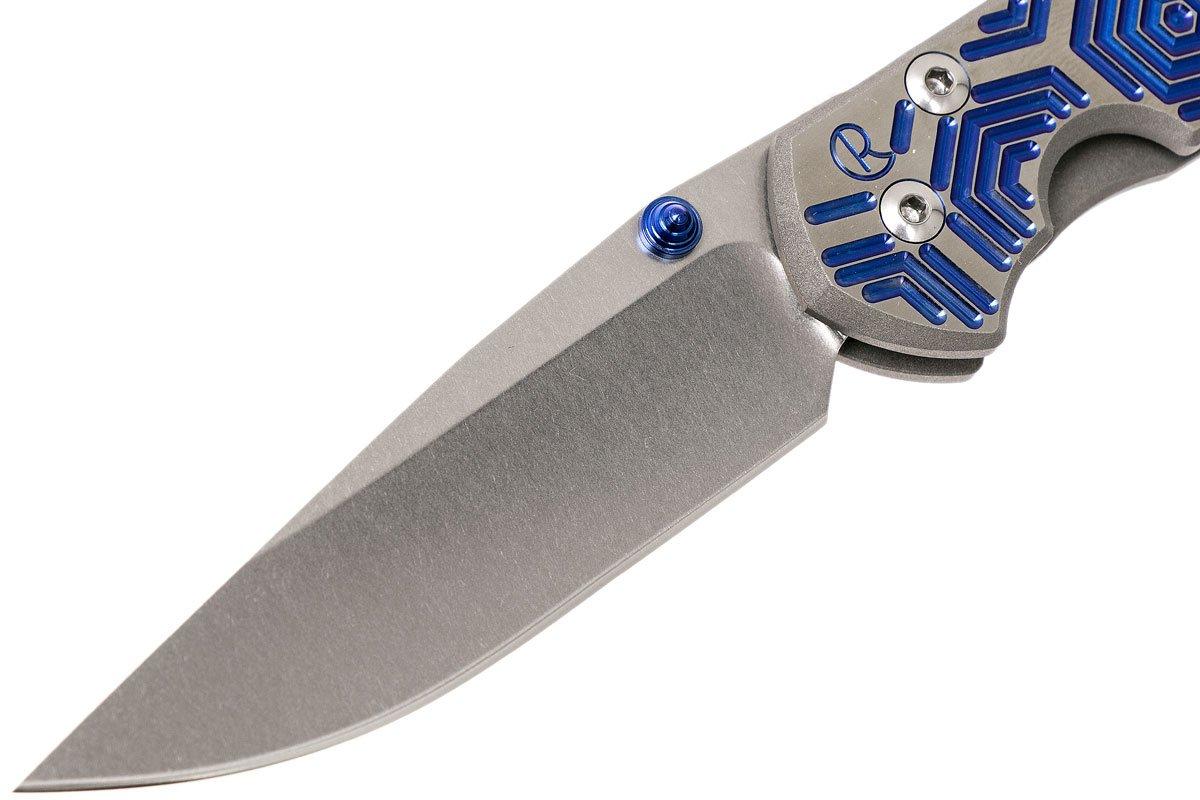 Chris Reeve Small Sebenza 21 Hex in Blue CGG S21-1042 pocket knife ...