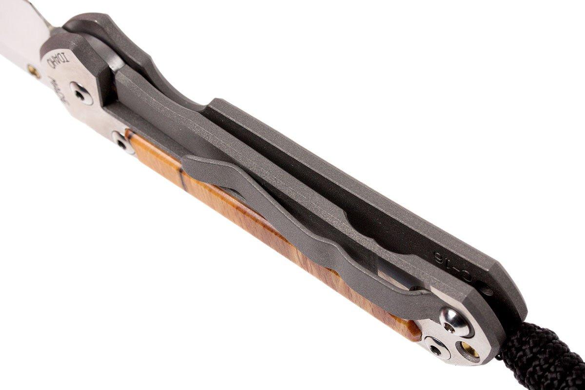 Chris Reeve Small Sebenza 21 Spalted Beech inlay S21-1162 pocket knife ...