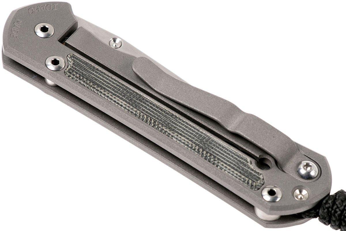 Chris Reeve Small Sebenza 21 Tanto micarta inlay S21-1150 pocket knife ...