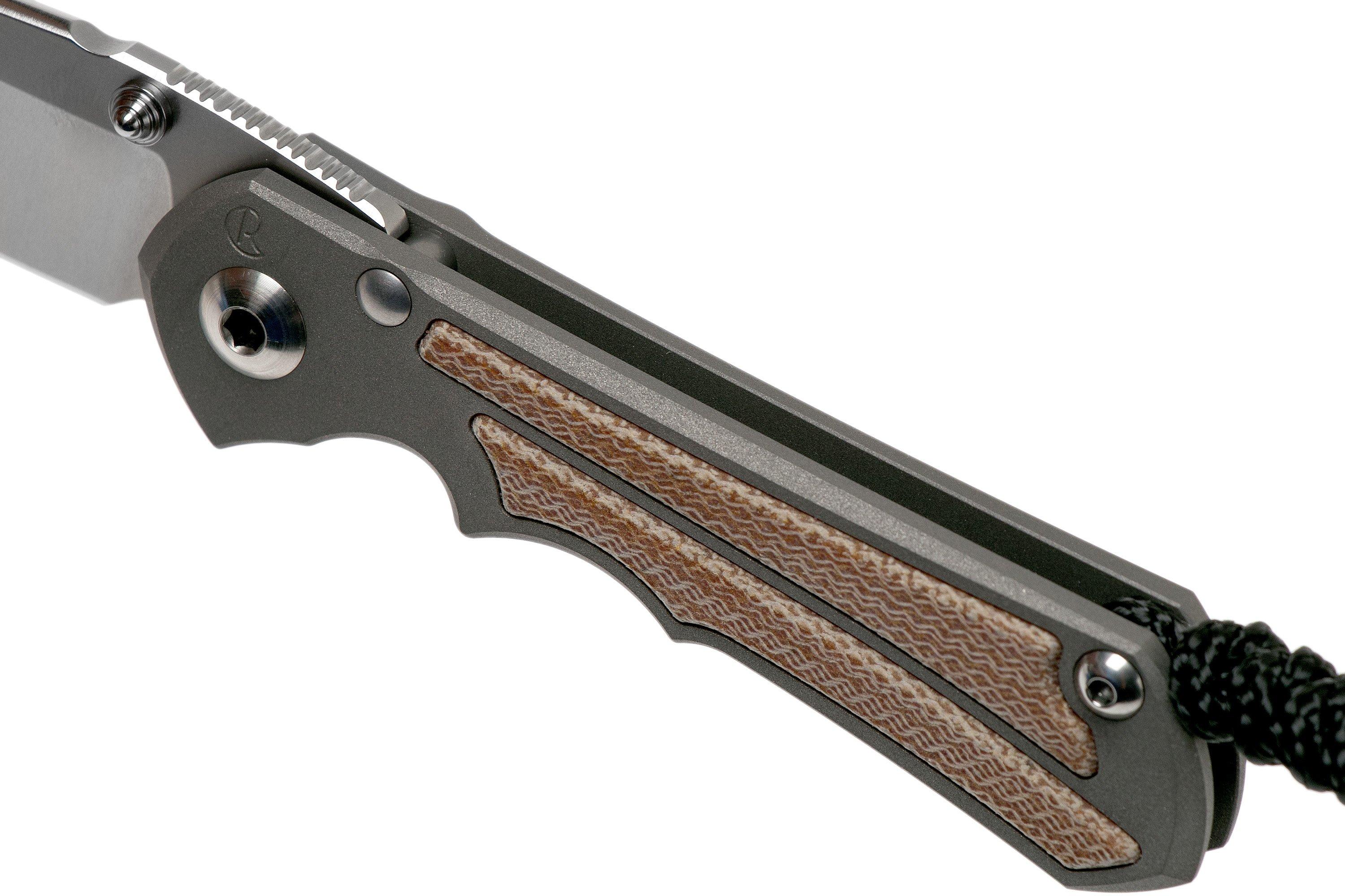 Chris Reeve Small Inkosi Tanto Natural Micarta Inlays SIN-1046 navalha ...