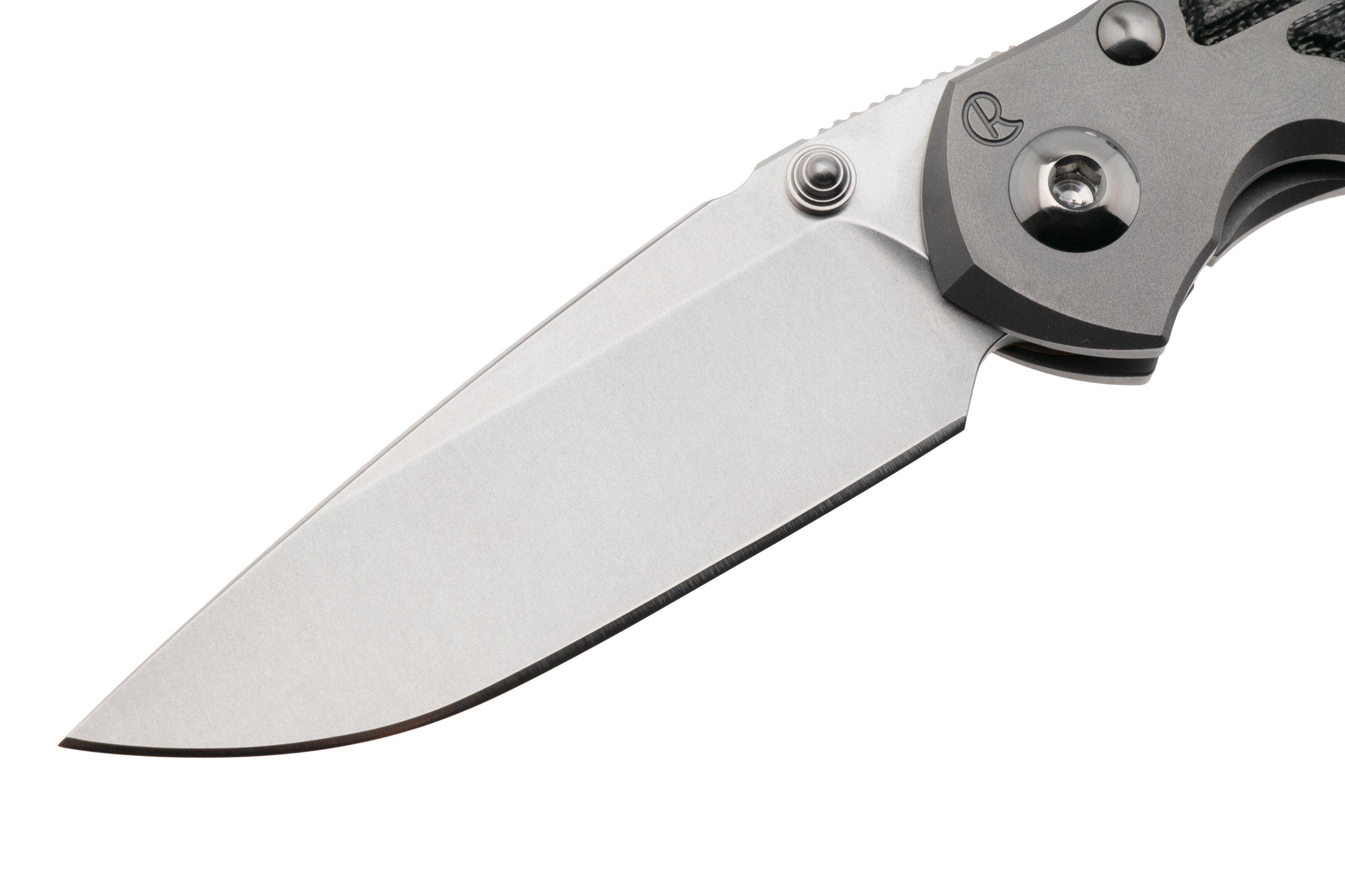 Chris Reeve Small Inkosi SIN-1116 CPM MagnaCut Drop Point, Glass ...