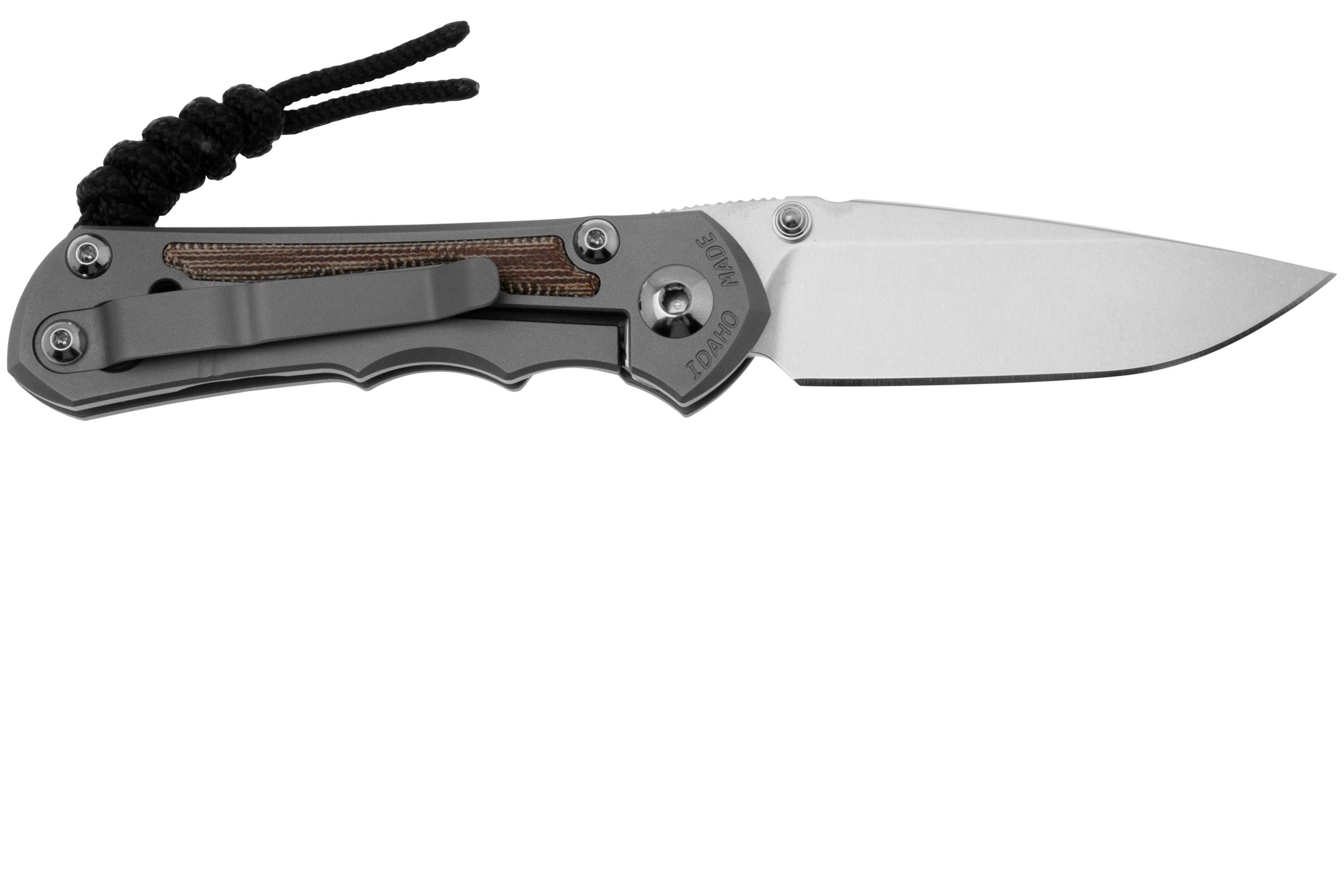 Chris Reeve Small Inkosi SIN-1118 CPM MagnaCut Drop Point, Glass ...
