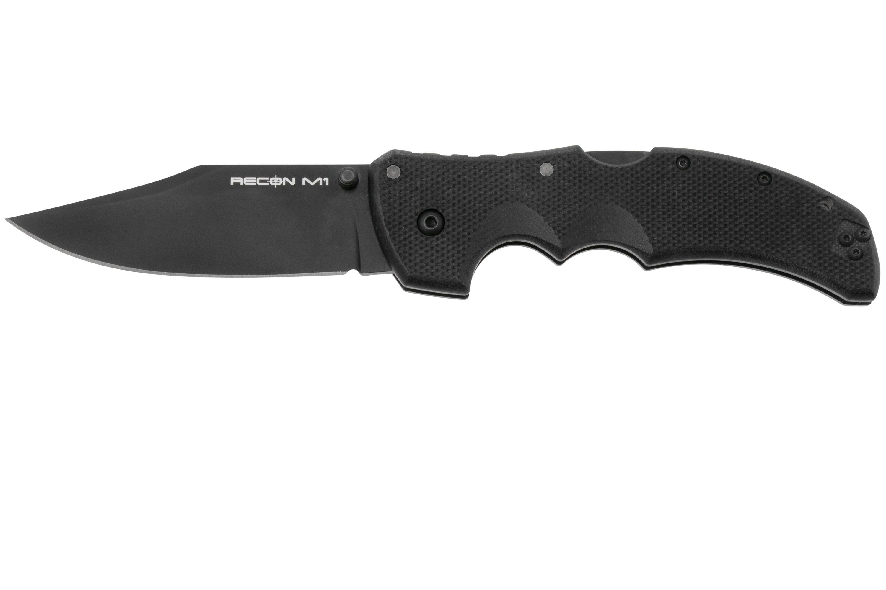 Cold Steel Recon M1 27TMC, DLC MagnaCut, Black G10, pocket knife ...