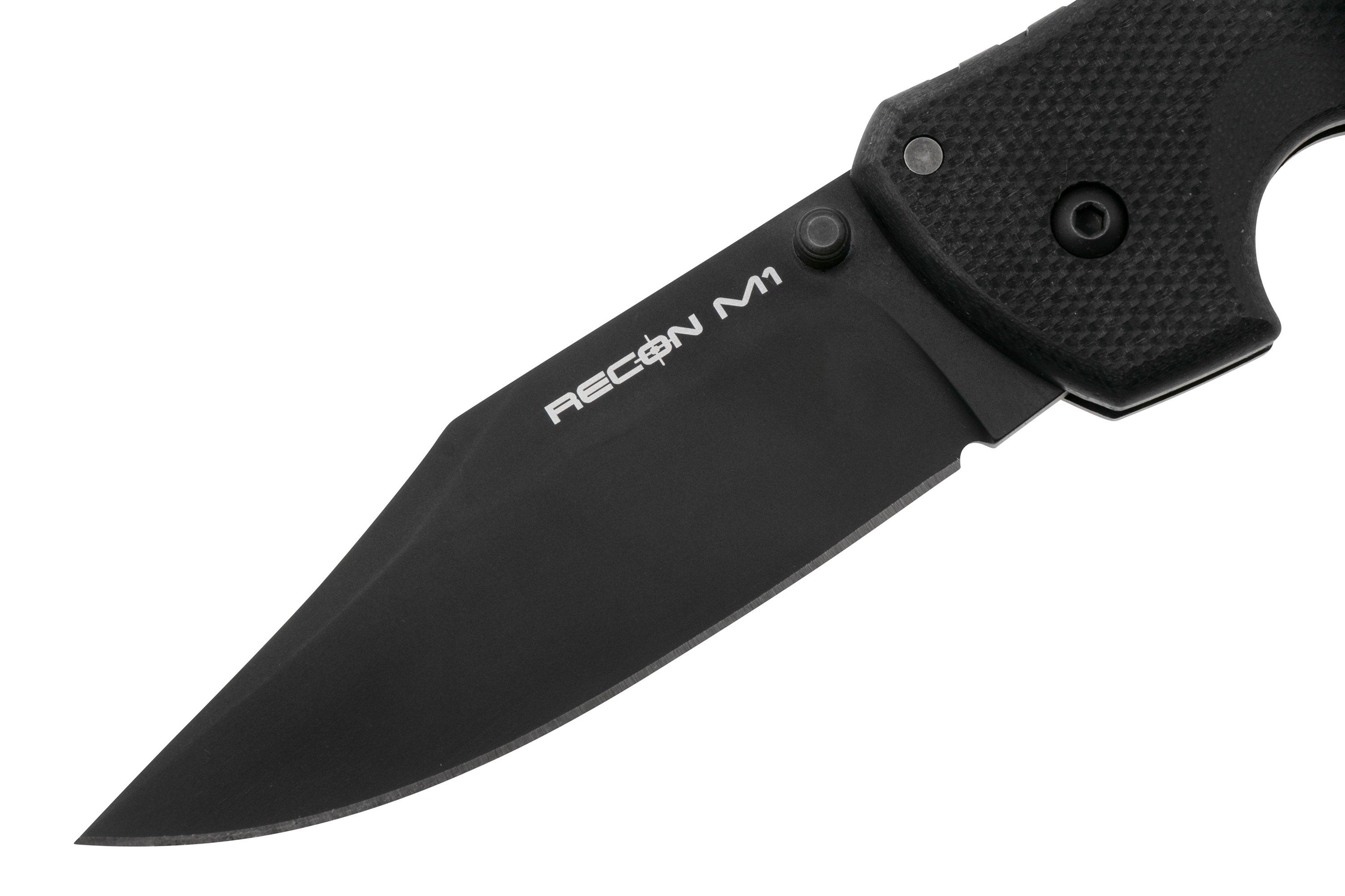 Cold Steel Recon M1 27TMC, DLC MagnaCut, Black G10, pocket knife ...