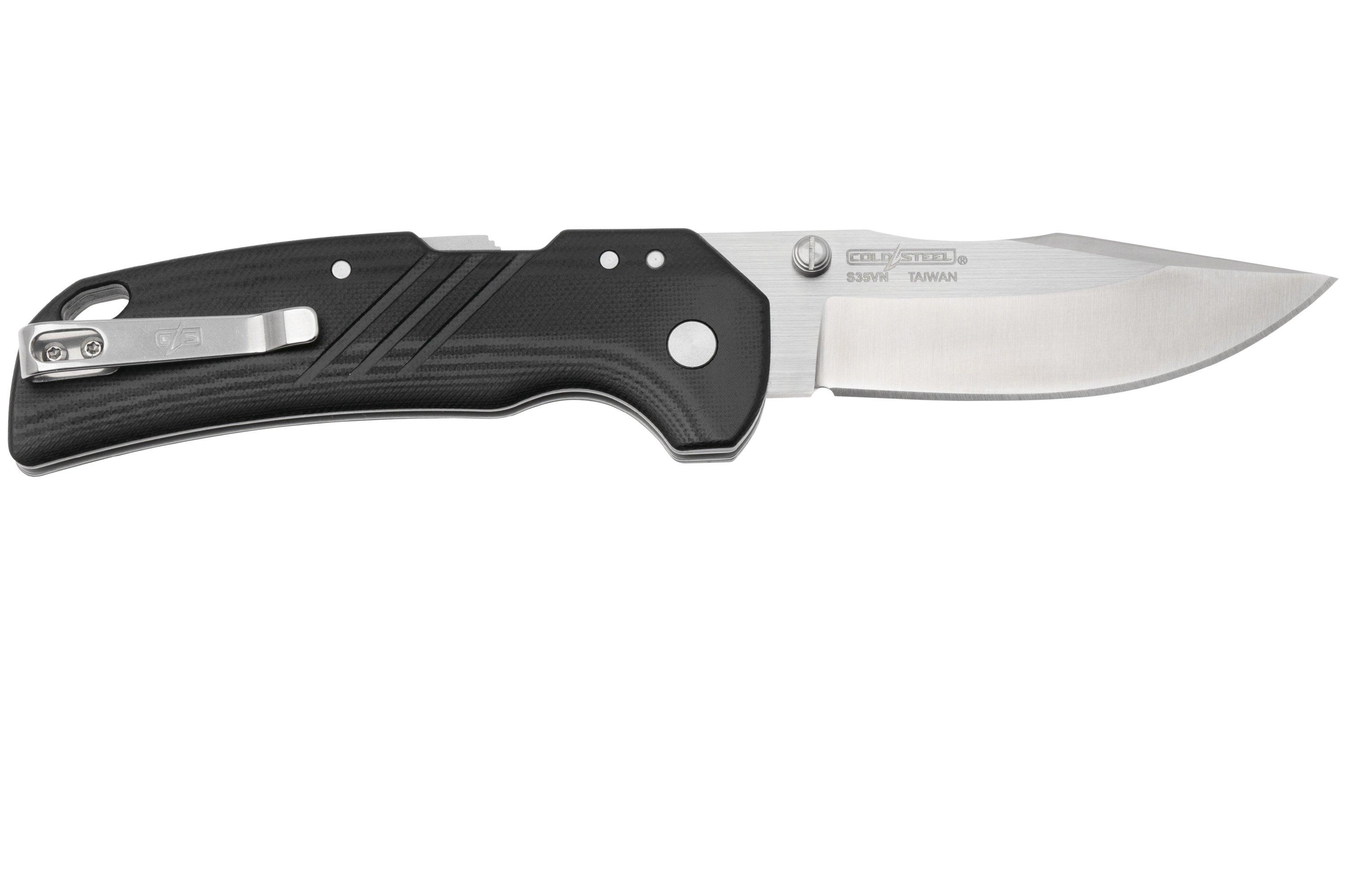 Cold Steel Engage 3" Clip Point FL-30DPLC-35 Satin S35VN, Black G10 ...