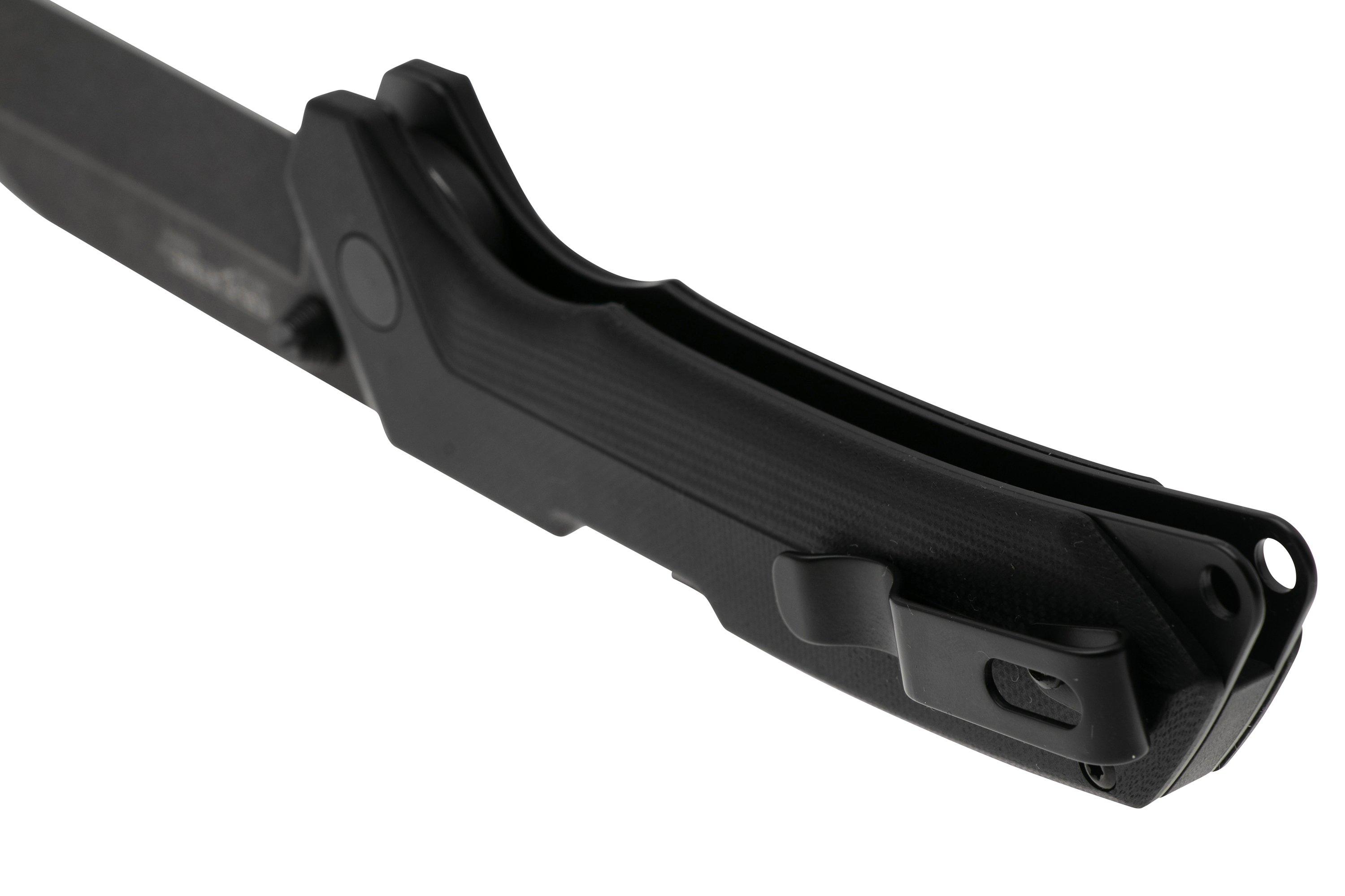 Cold Steel Karve FL-38VK Blackwashed AUS10A, Black G10, pocket knife ...