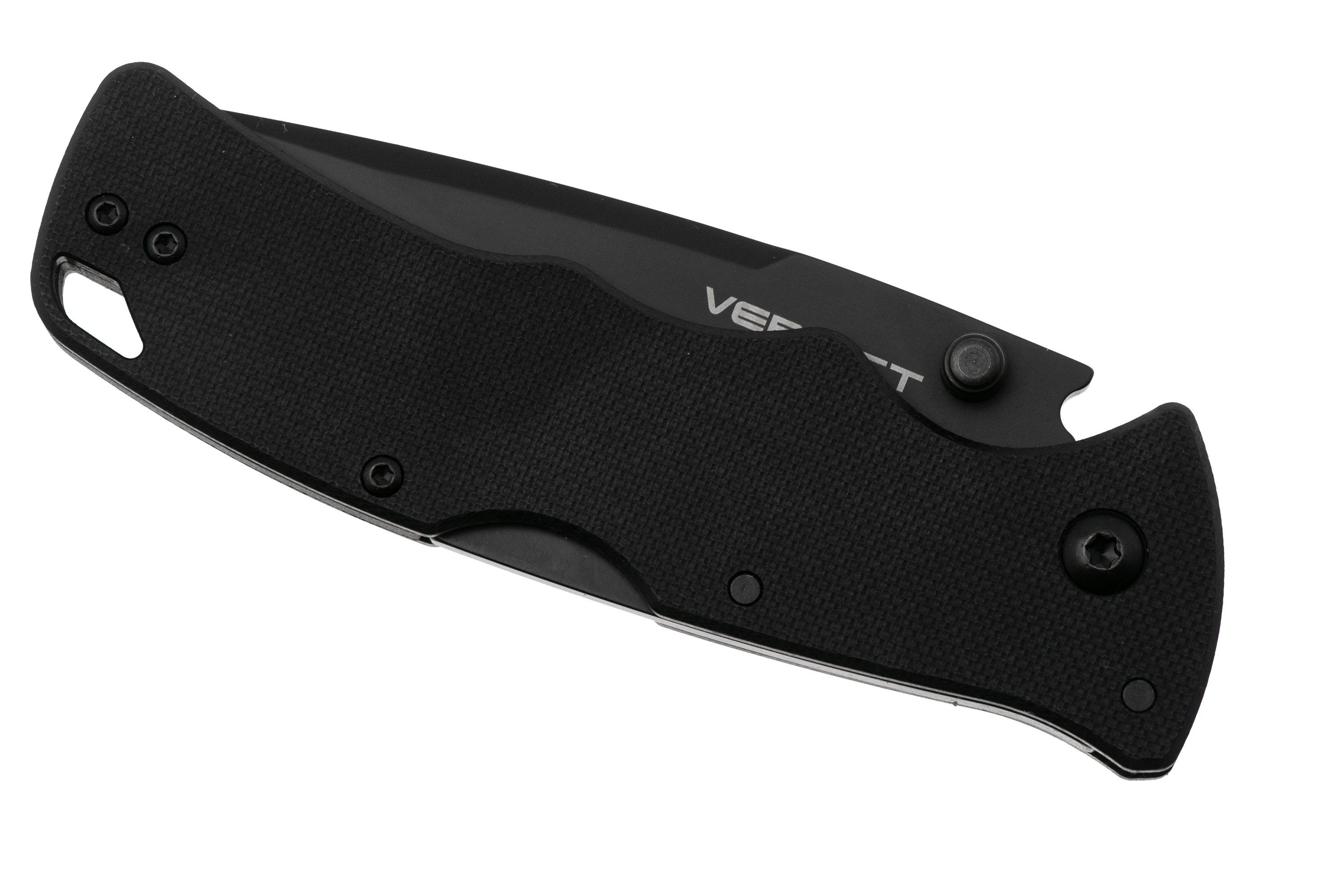 Cold Steel Verdict Spear Point FL-C3SP10A, DLC AUS10A, Black G10 ...